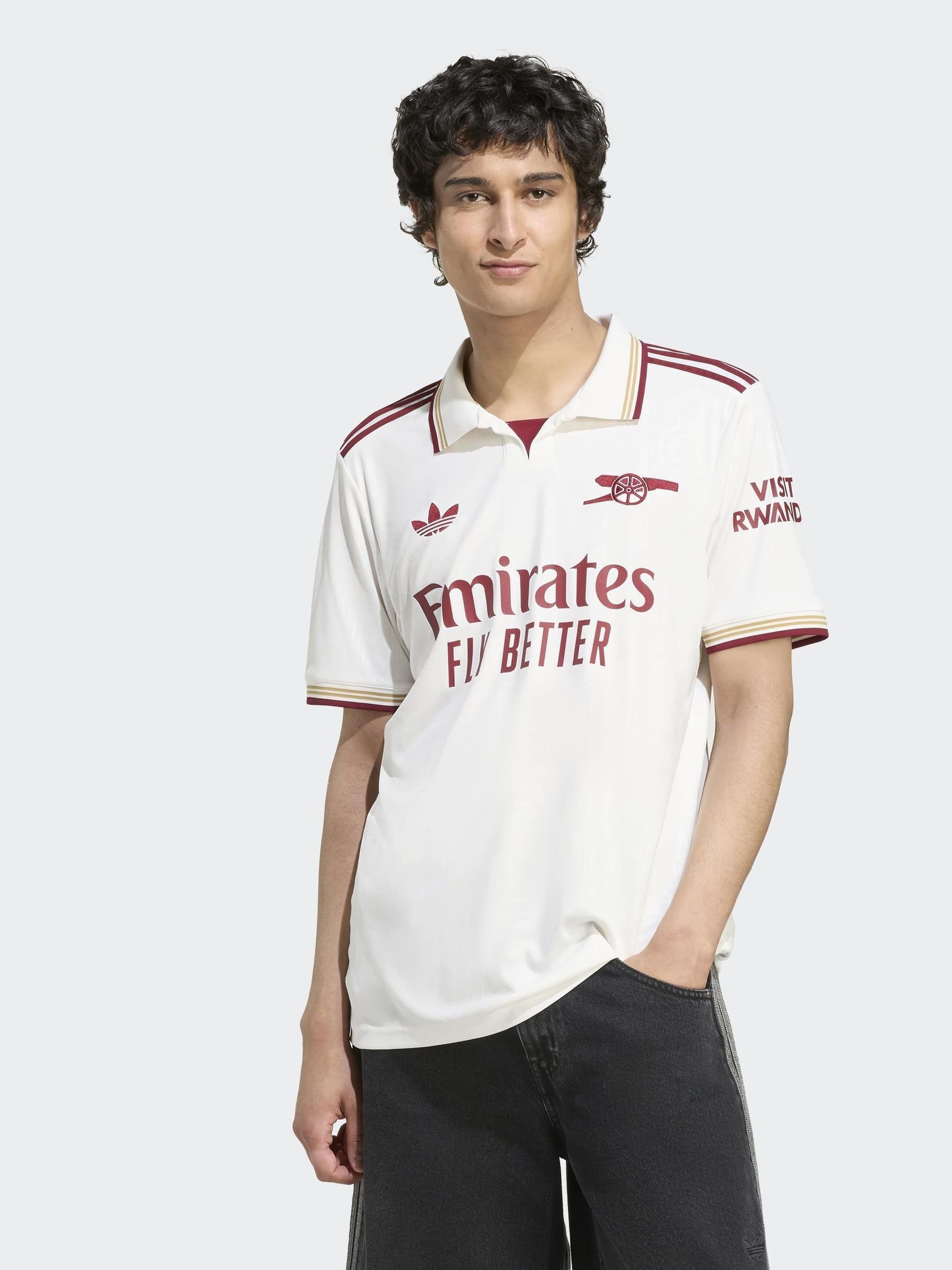 Buy adidas White/Burgundy Arsenal 25/26 Third Jersey from the Next UK ...
