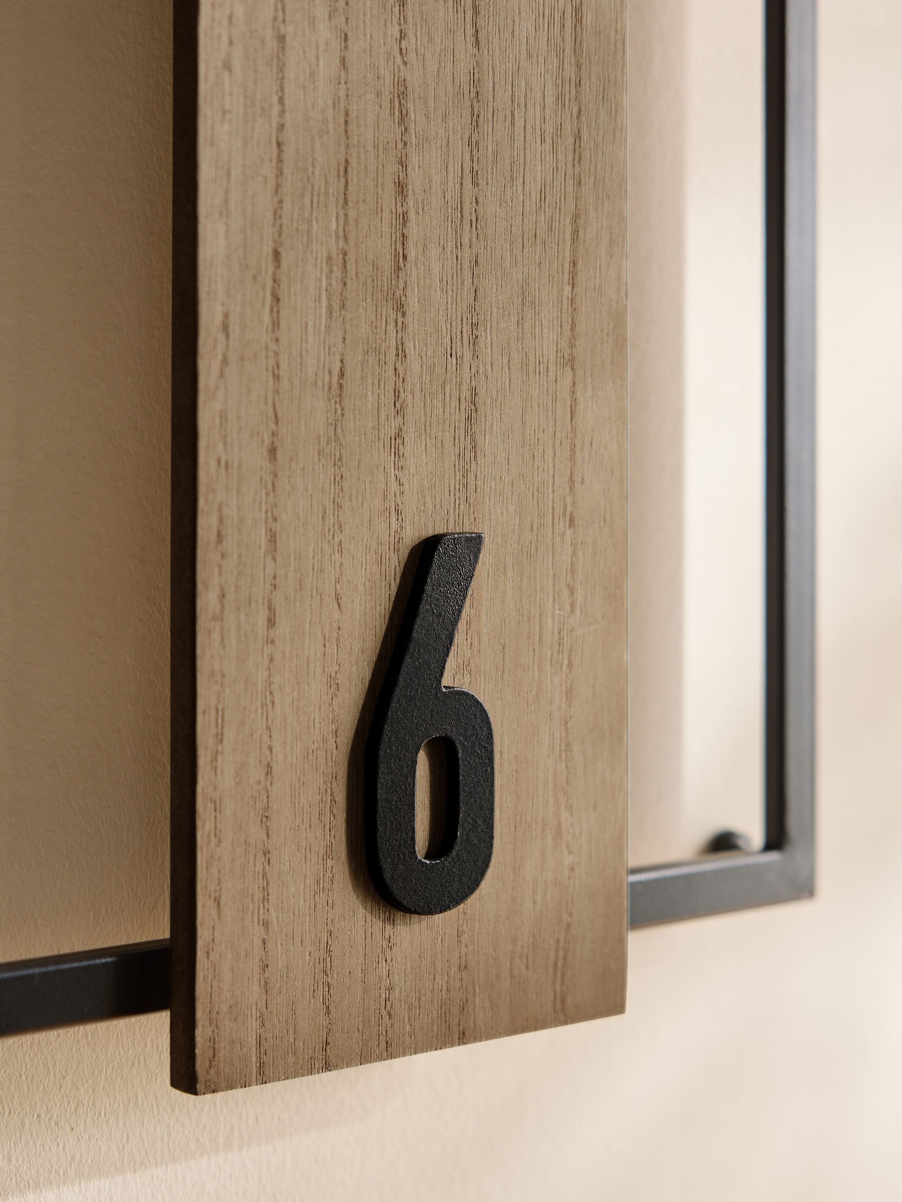 Buy Natural Bronx Slimline Wall Clock 25cm from the Next UK online shop