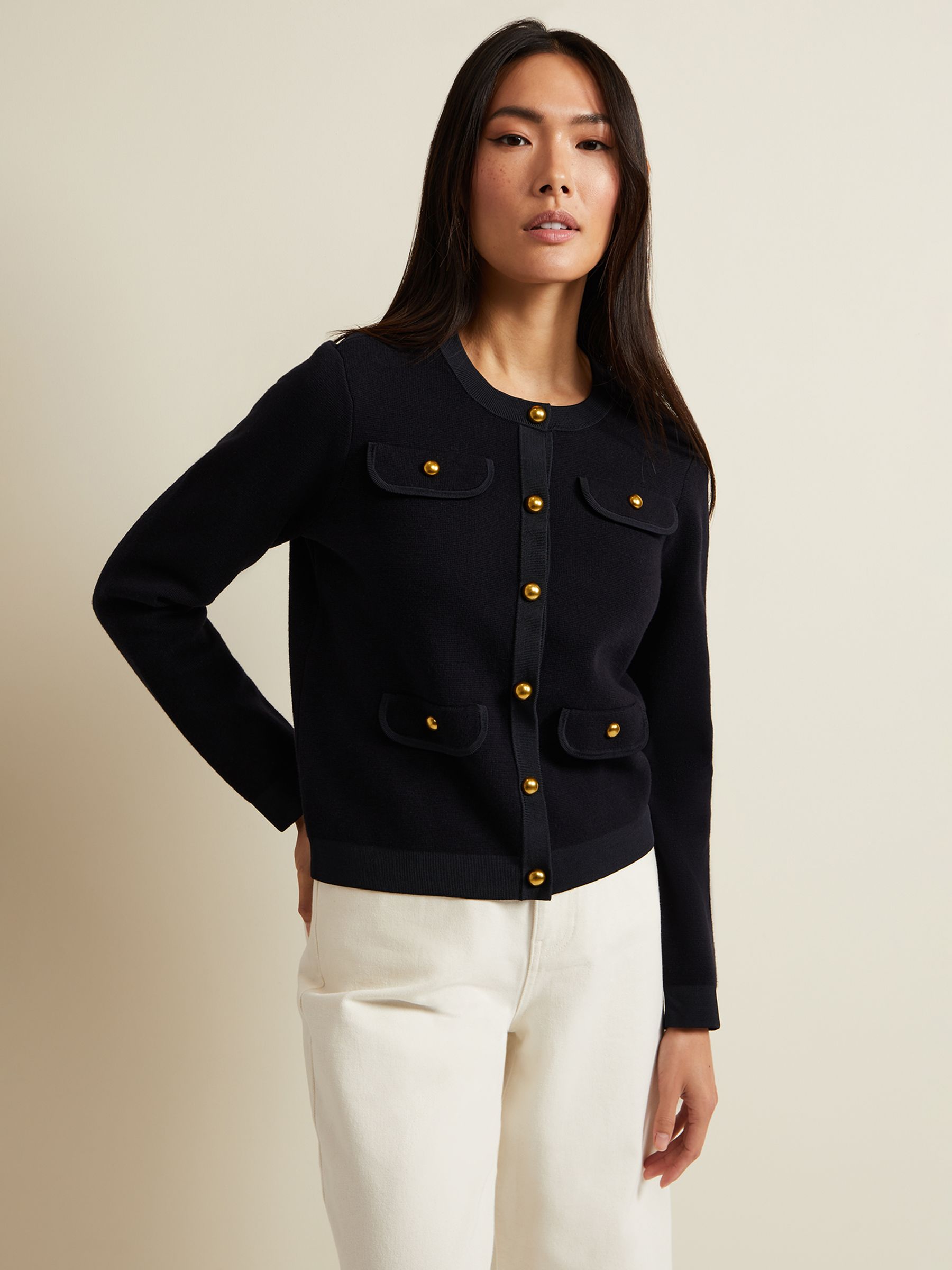 Buy Phase Eight Blue Libby Knitted Jacket from the Next UK online shop