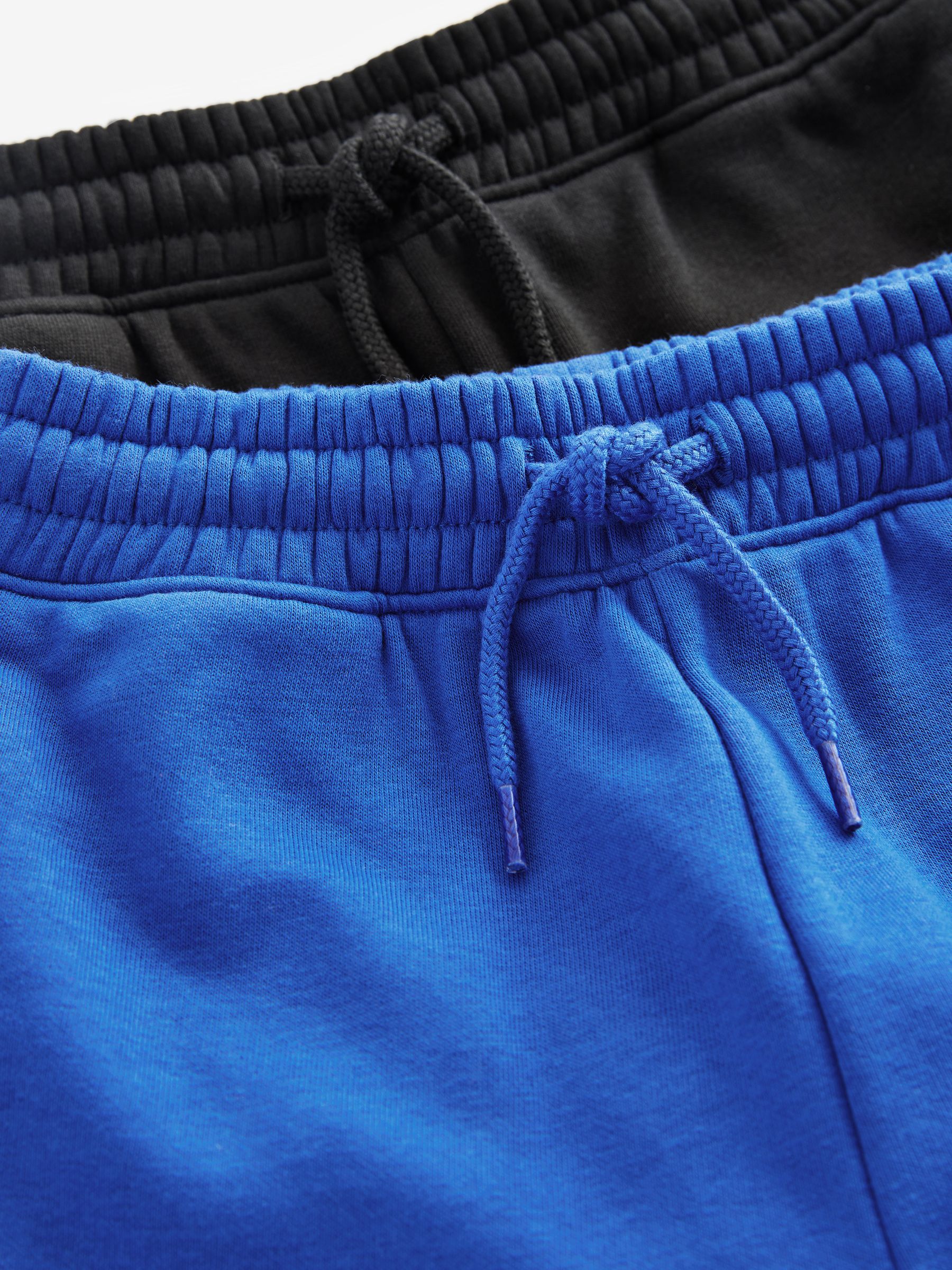 Buy Black/Cobalt Blue Slim Fit Joggers 2 Pack (3-16yrs) from the Next ...