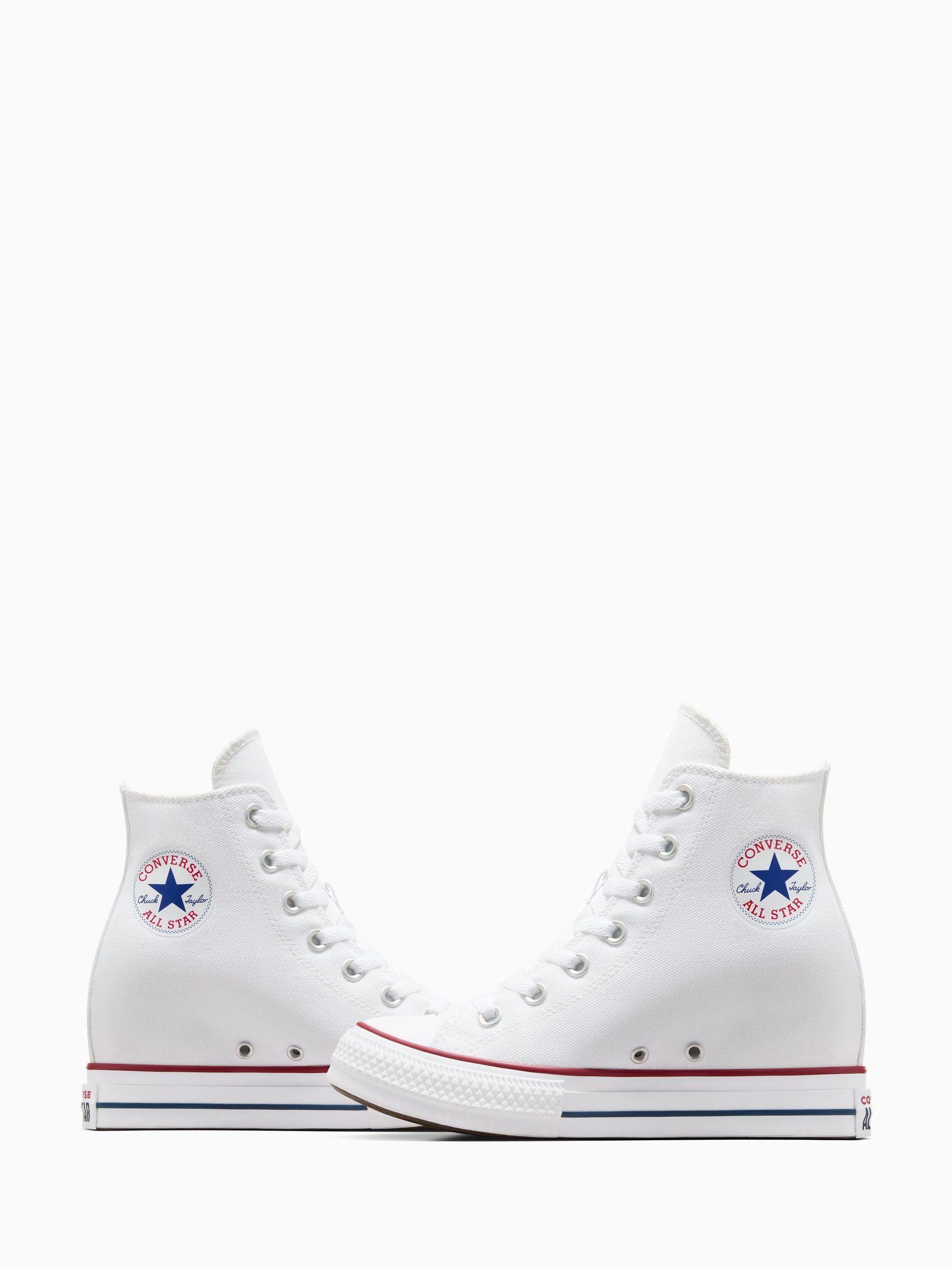Buy Converse White Chuck Taylor All Star Wedge Trainers from the Next ...