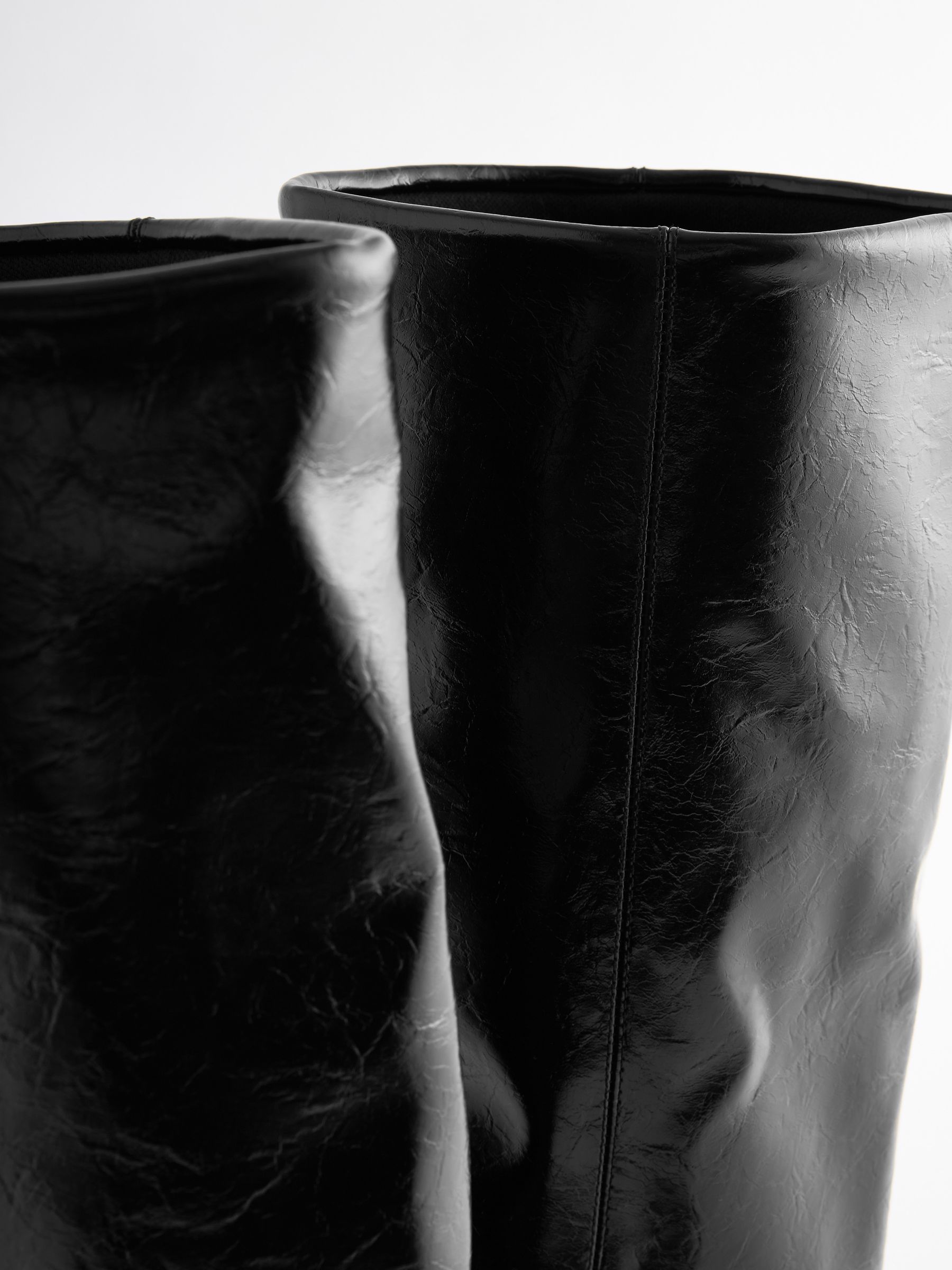 Buy Black Forever Comfort® Knee High Cuffed Boots from the Next UK ...