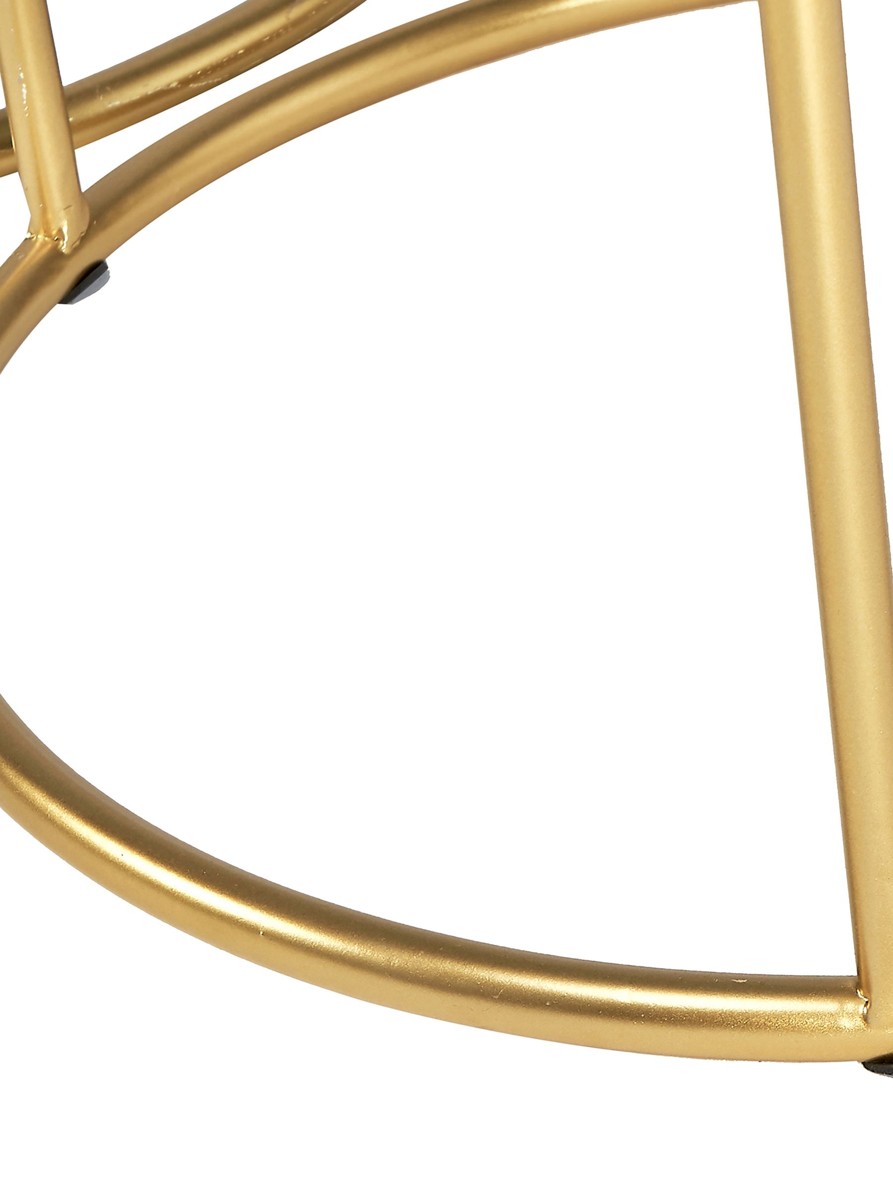 Buy Pacific Green Set of 2 Milly Marble Tables with Gold Frame from the ...