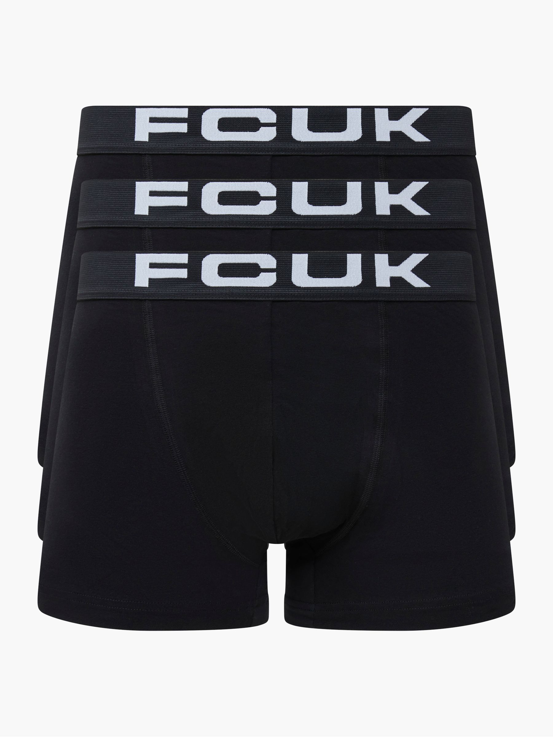 Buy French Connection Black FCUK Boxers 3 Pack from the Next UK online shop