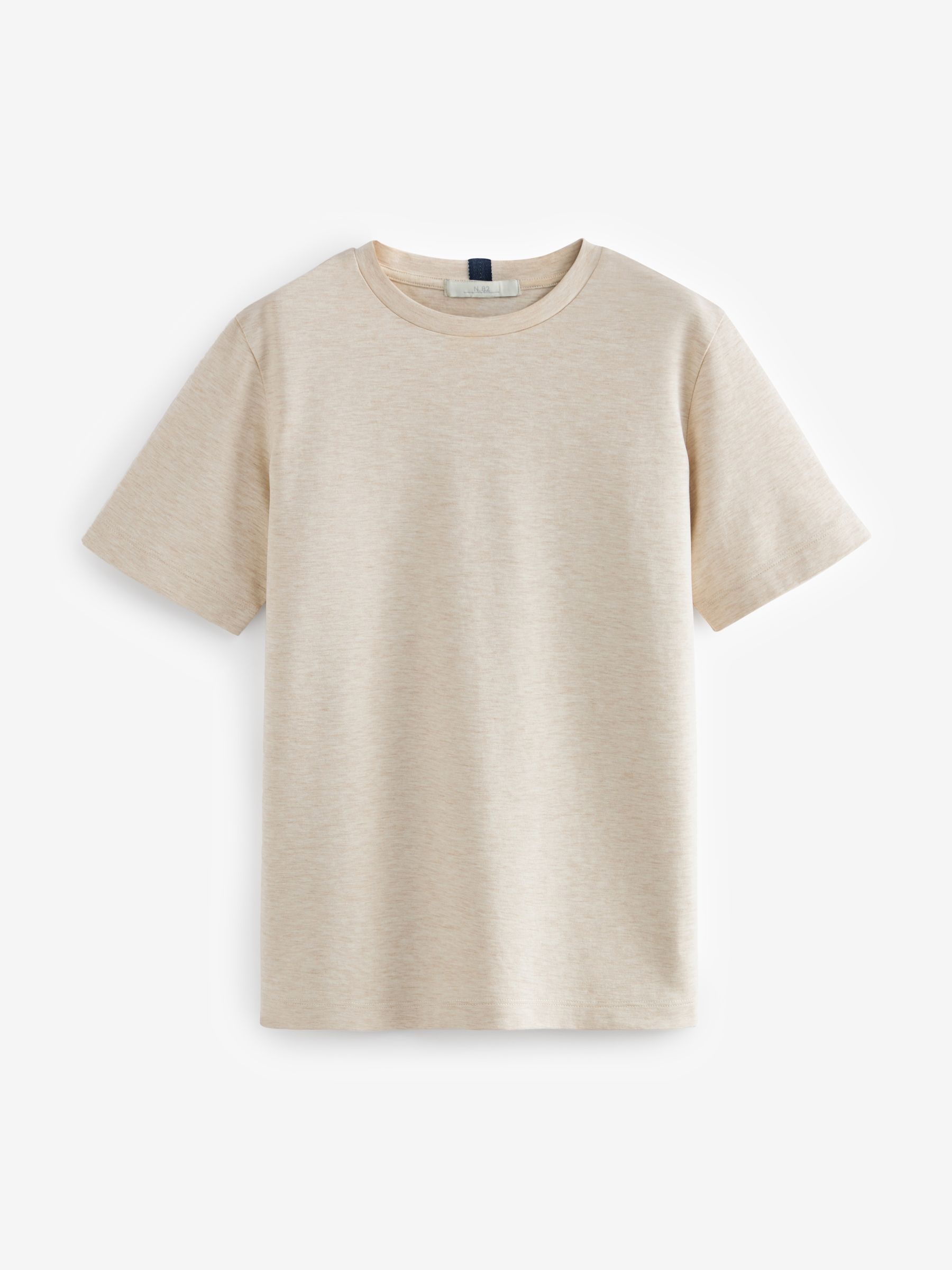 Buy Oatmeal Short Sleeve Heavyweight T-Shirts 2 Pack from the Next UK ...