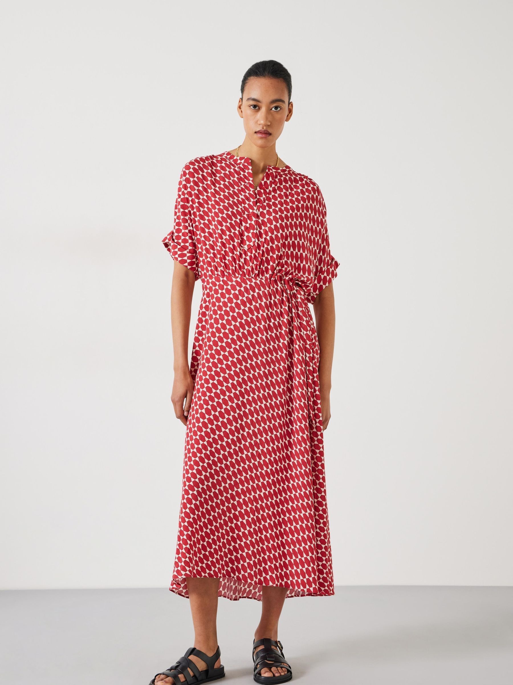 Buy Hush Red Keisha Maxi Shirt Dress from the Next UK online shop