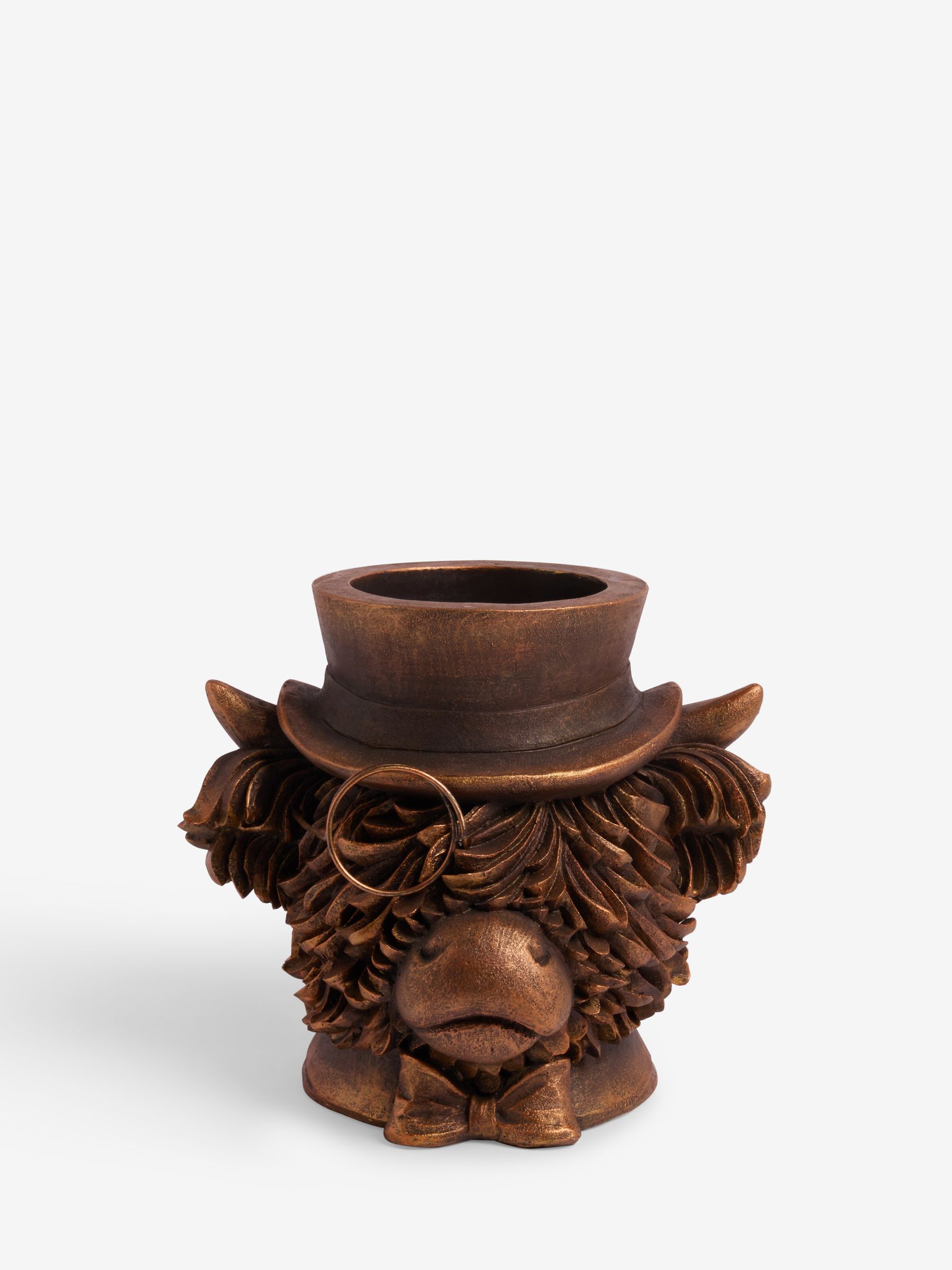 Buy Bronze Hamish The Highland Cow Flower Vase from the Next UK online shop