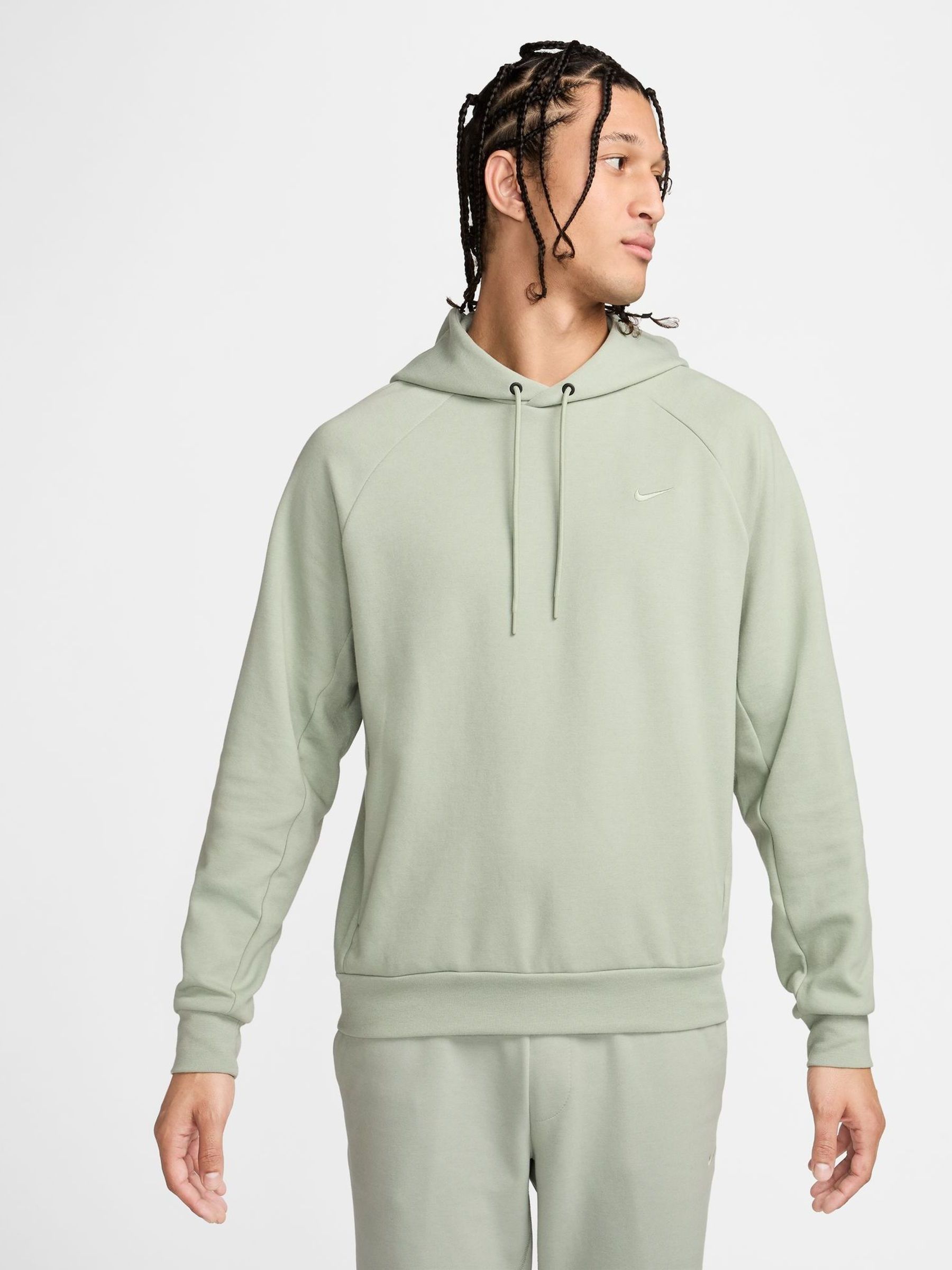 Buy Nike Green Primary Dri-FIT UV Pullover Versatile Hoodie from the ...