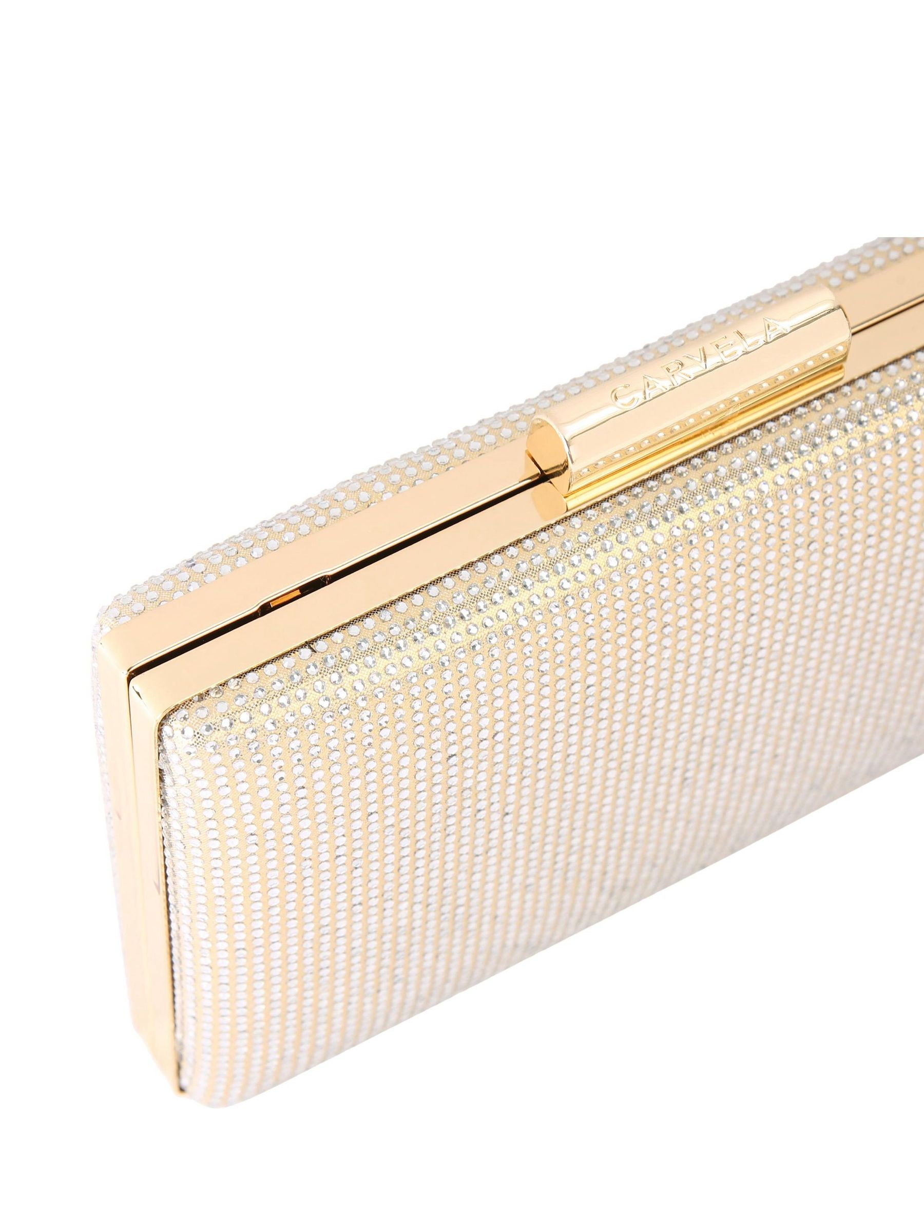 Buy Carvela Gold Metal Aintree Clutch Bag from Next South Africa