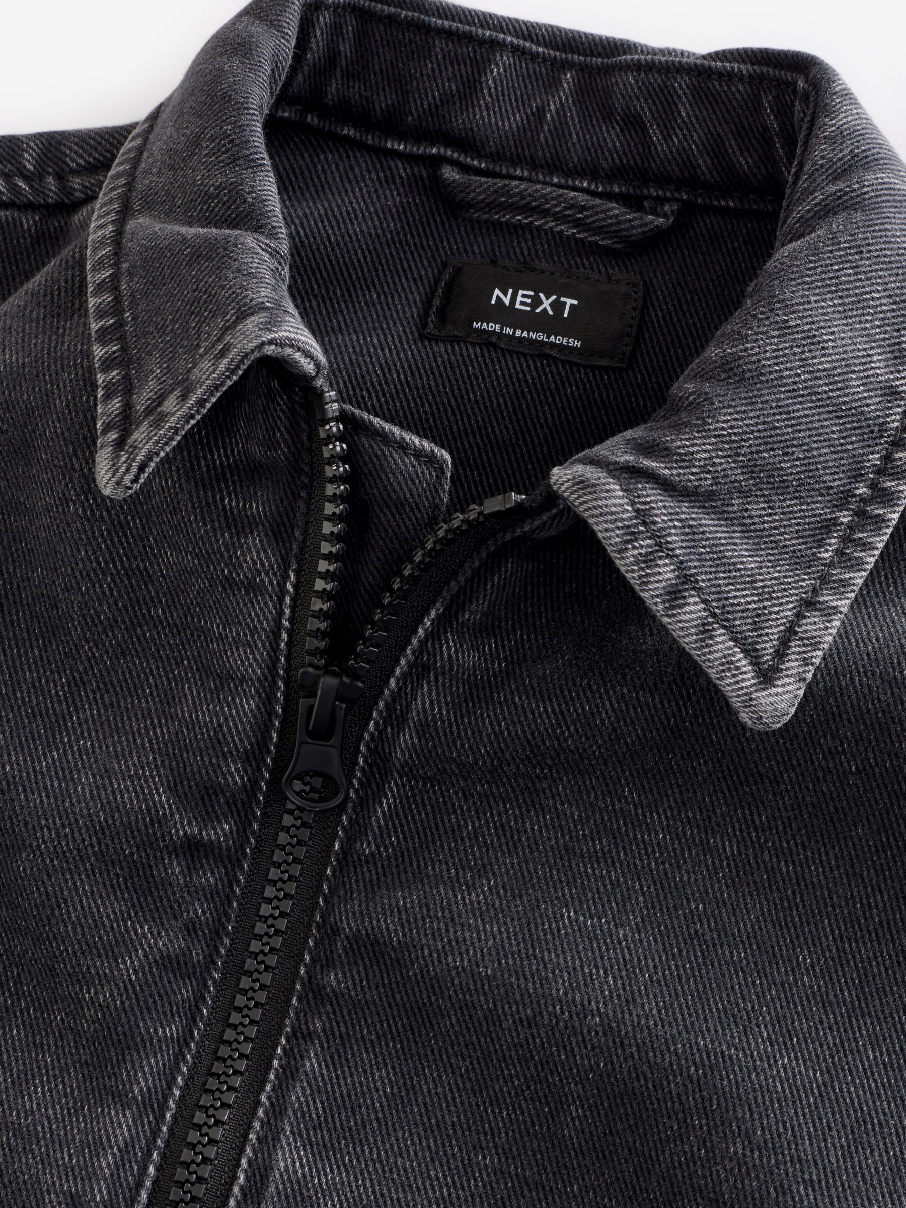 Buy Black 100% Cotton Denim Overshirt (3-16yrs) from the Next UK online ...