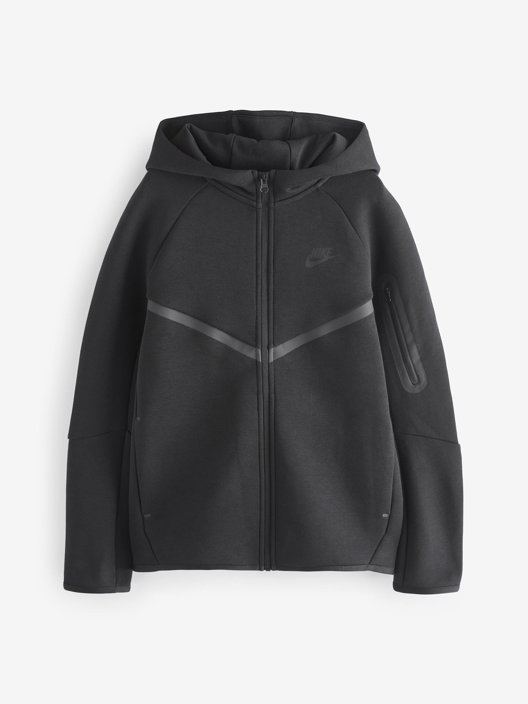 Buy Nike Black/Grey Tech Fleece Zip-Up Hoodie from the Next UK online shop