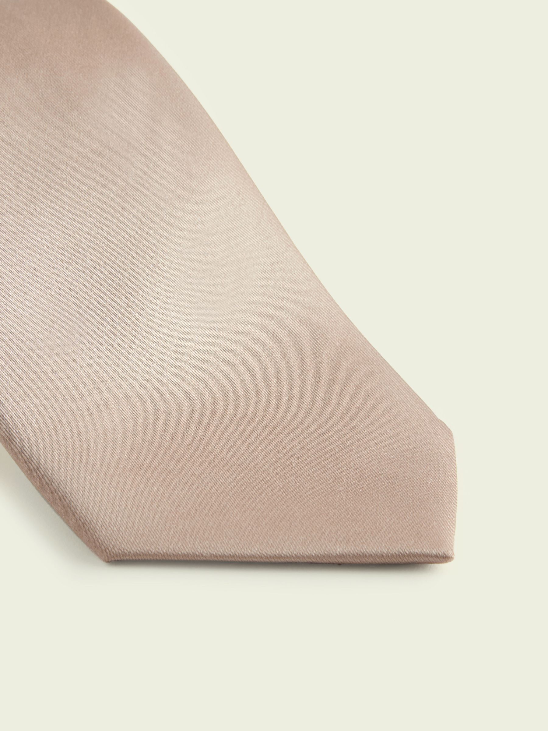 Buy Neutral Brown Silk Tie And Pocket Square Set from the Next UK ...