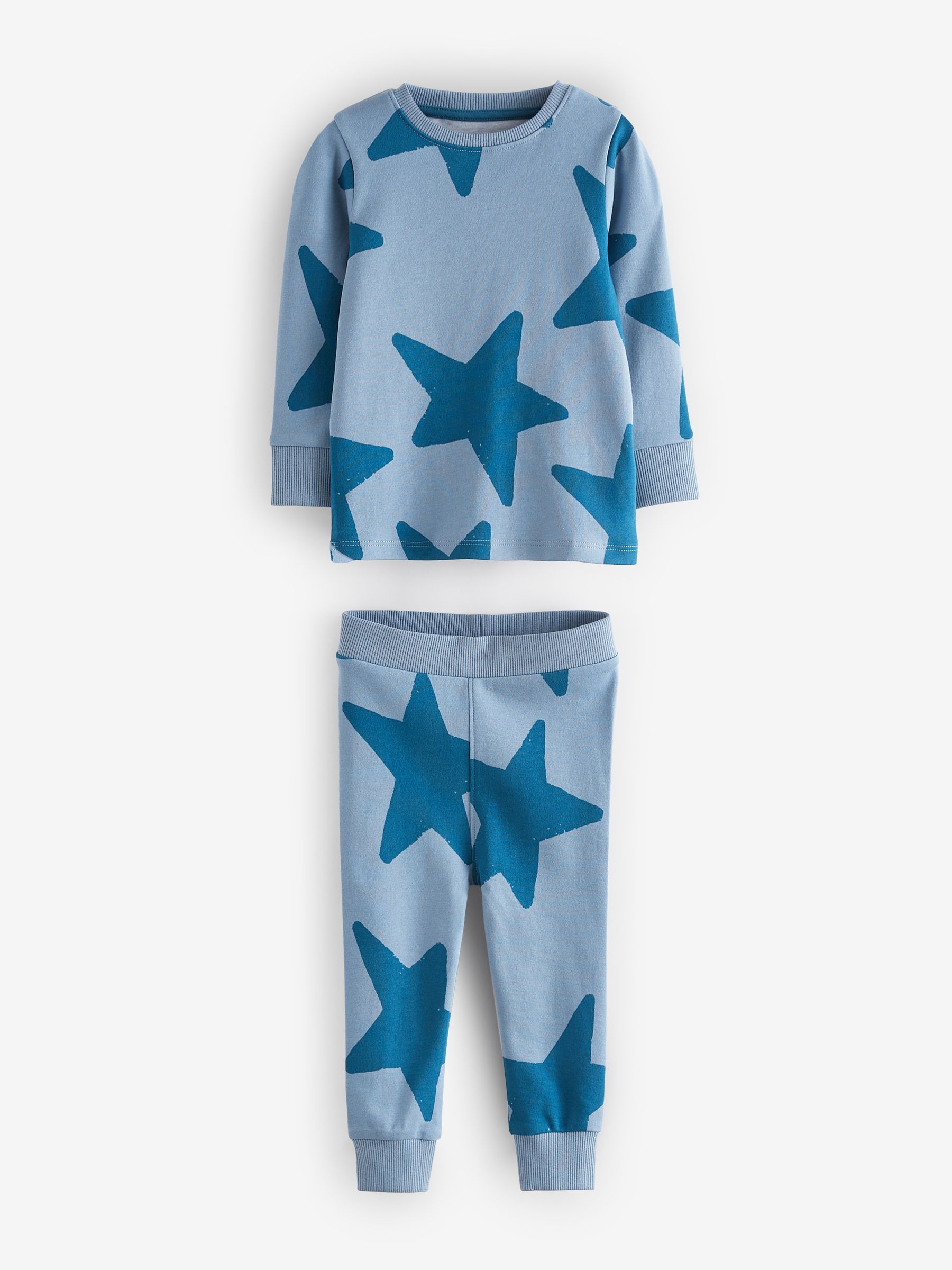 Buy Multi 3 Pack Snuggle 100% Cotton Pyjamas (9mths-10yrs) from the ...