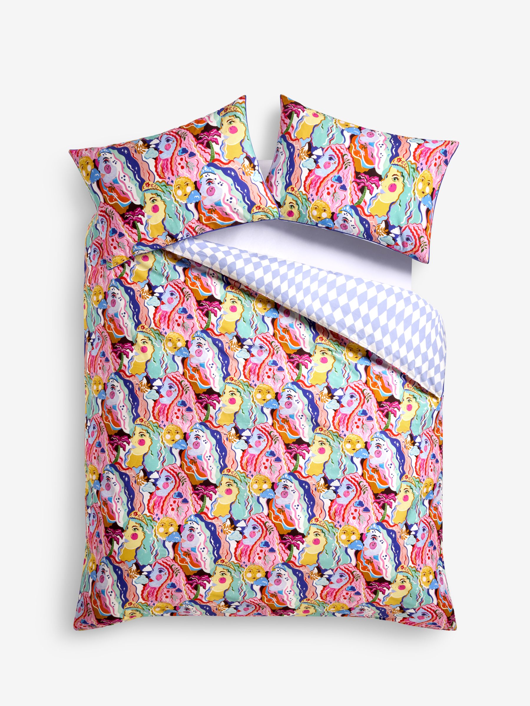 Buy Eleanor Bowmer Goddess Diamond 180 Thread Count Duvet Cover and ...