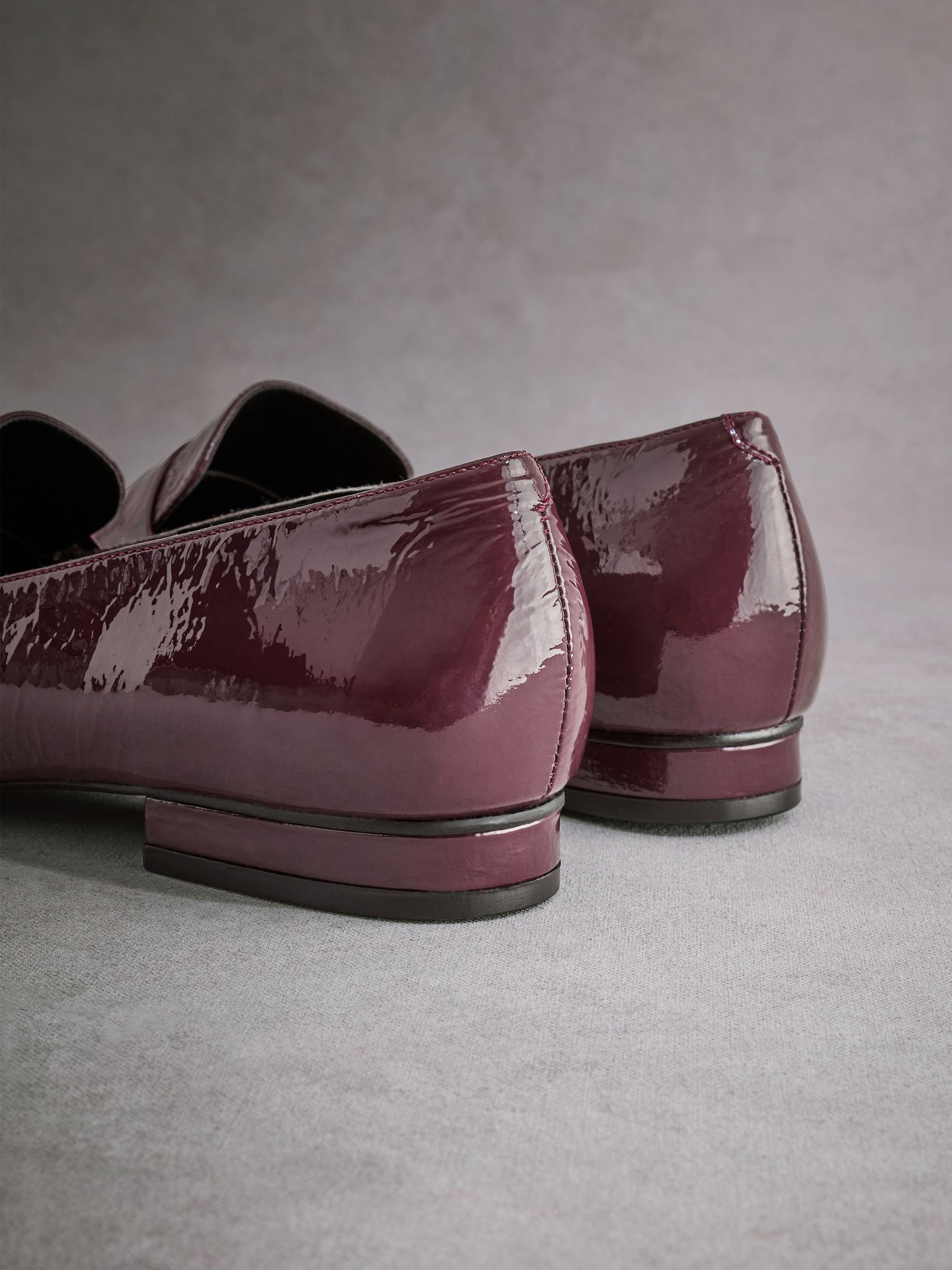 Buy Berry Red Standard Fit Tabitha Simmons Jess Leather Square Toe ...