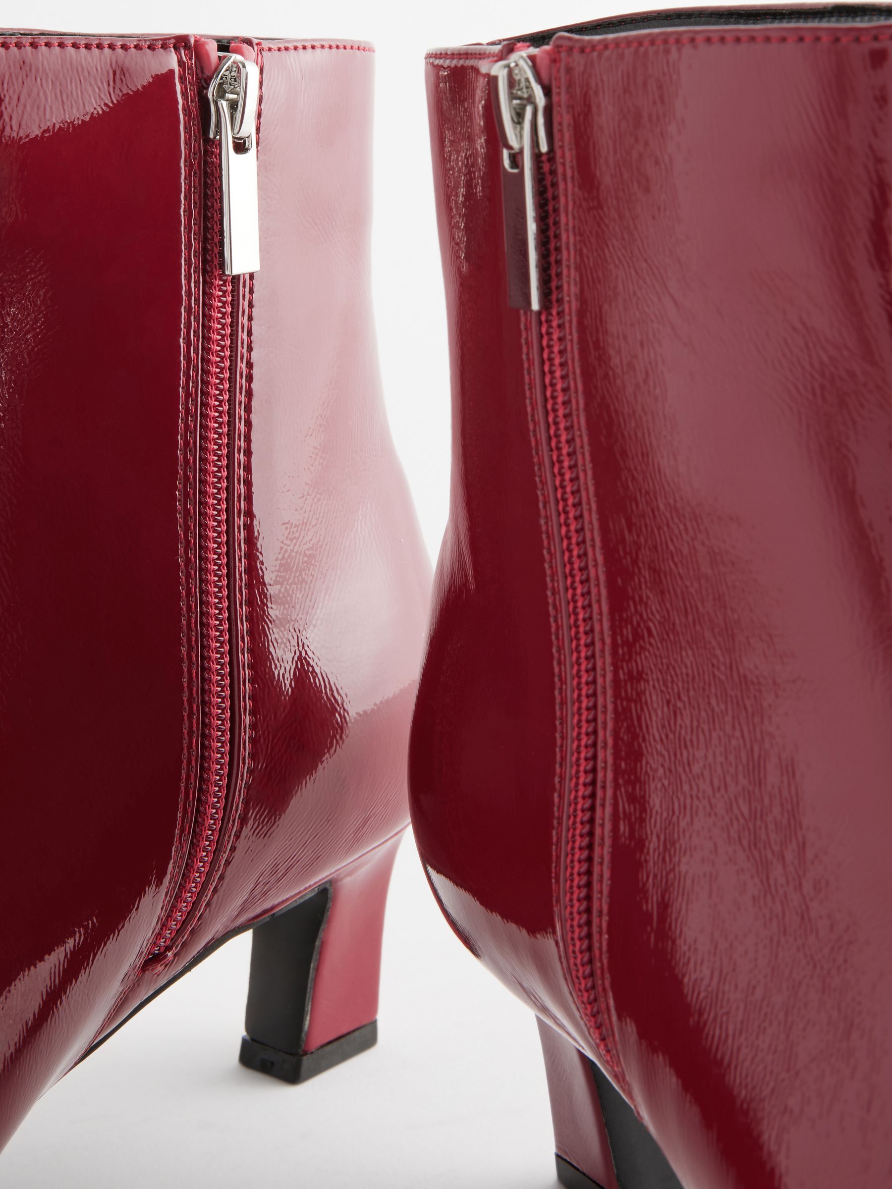 Buy Red Patent Forever Comfort® Chisel Toe Ankle Boots from the Next UK ...