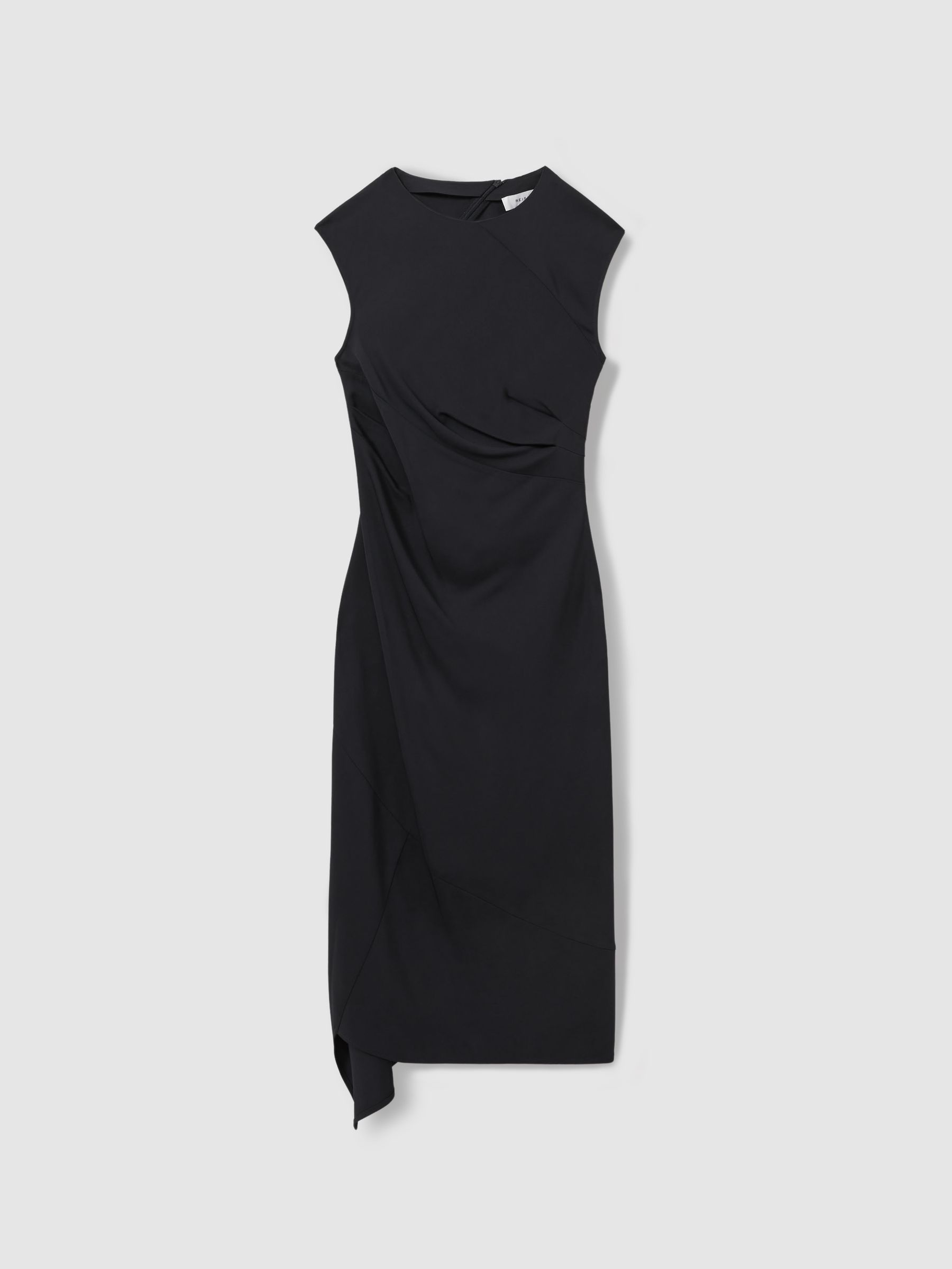 Buy Reiss Navy Francesca Bodycon Ruched Midi Dress from the Next UK ...