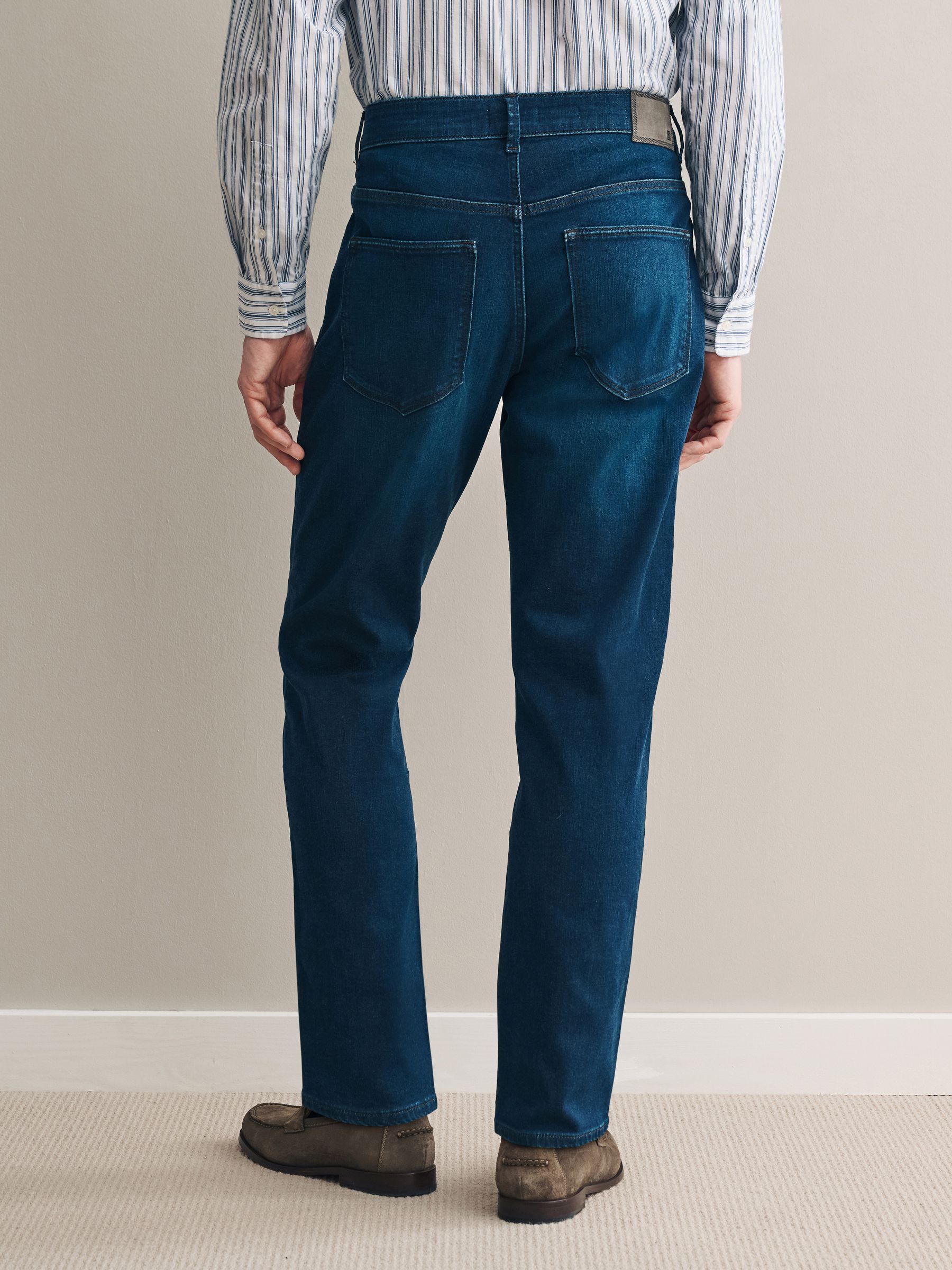 Buy Mid Blue Slim Fit Motion Flex Ultra Soft Jeans from the Next UK ...