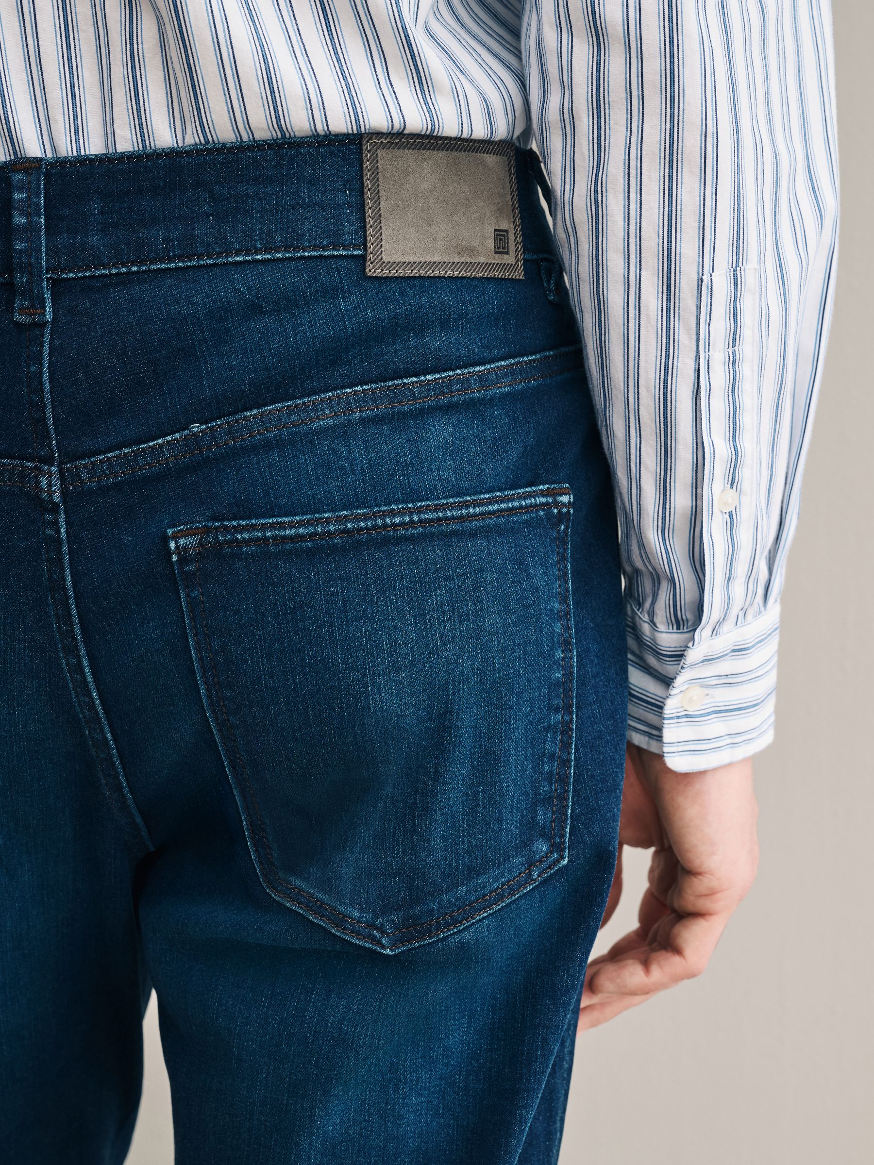 Buy Mid Blue Slim Fit Motion Flex Ultra Soft Jeans from the Next UK ...