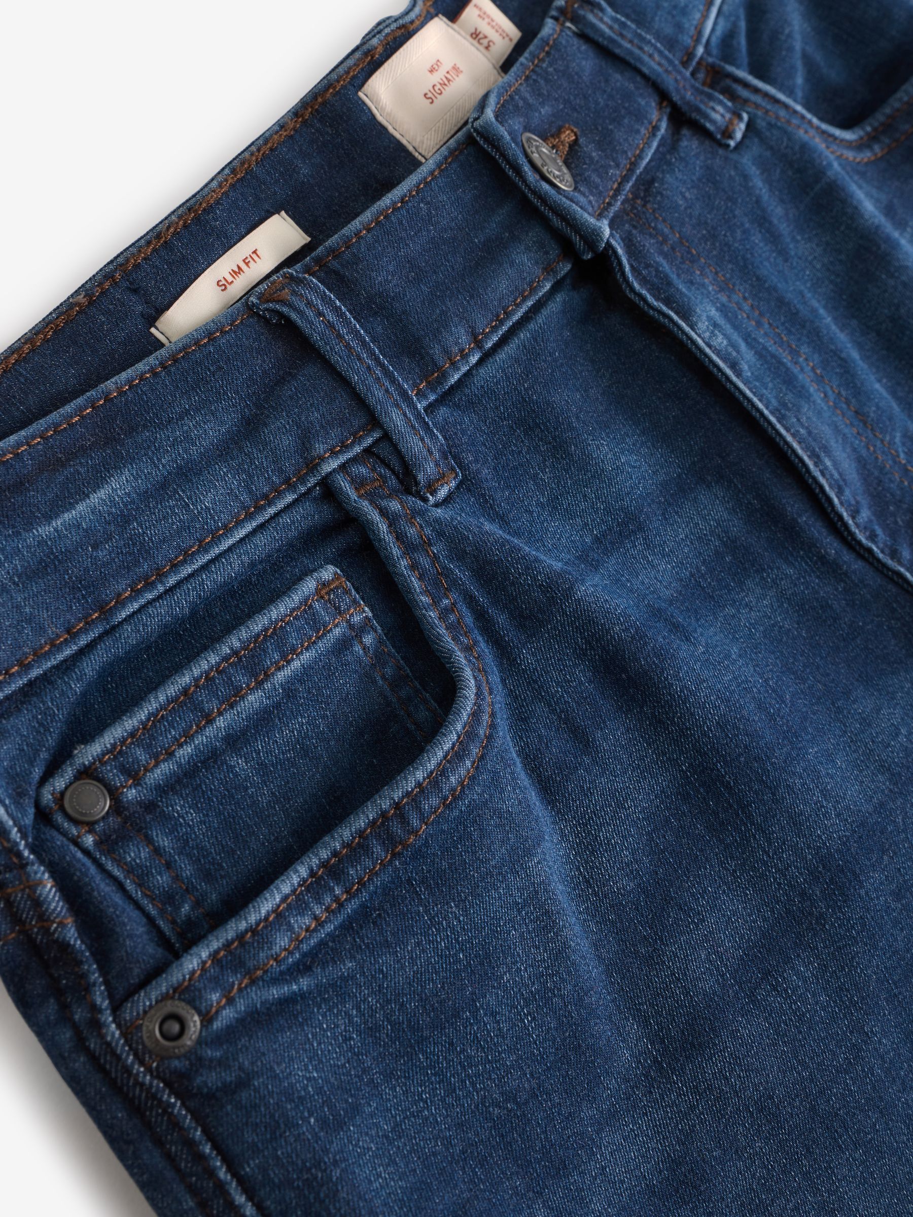 Buy Mid Blue Slim Fit Motion Flex Ultra Soft Jeans from the Next UK ...