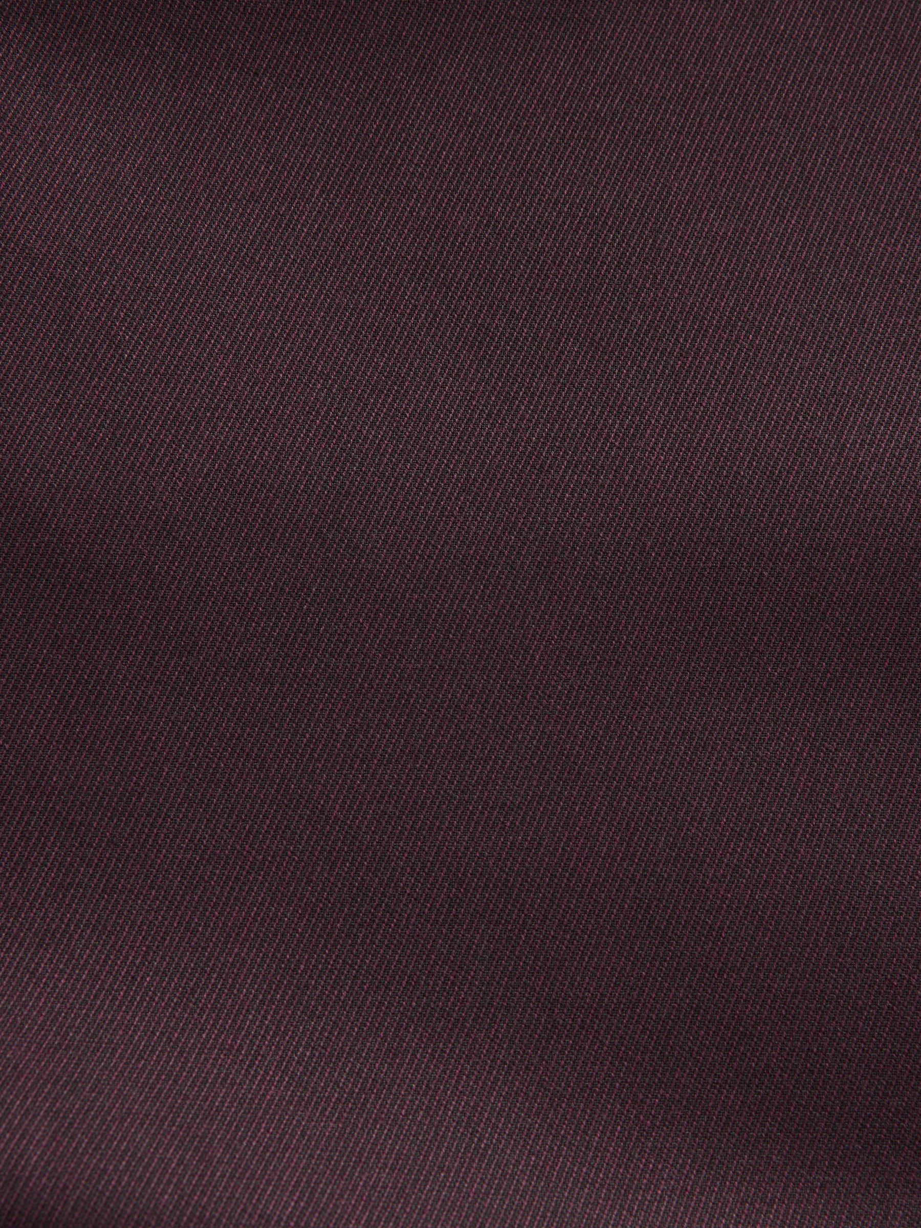 Buy Burgundy Red Tailored Fit Trimmed Satin Edge Tuxedo Suit Jacket ...