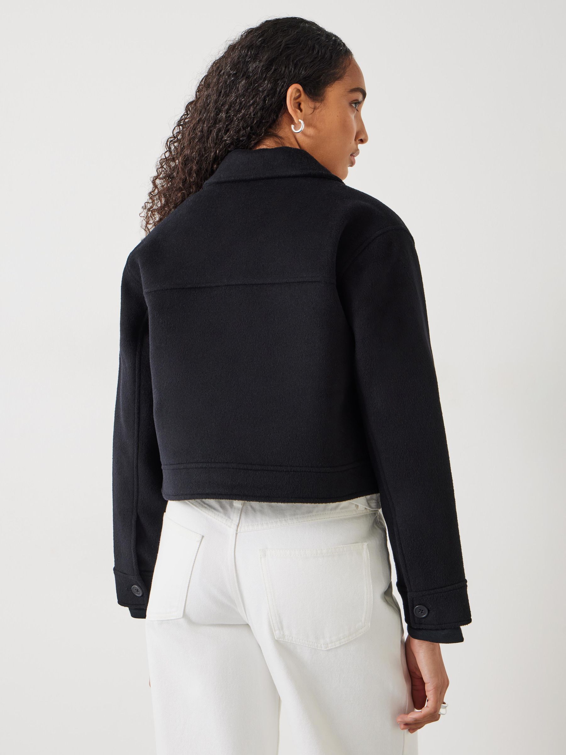 Buy Hush Black Taylah Wool Jacket from the Next UK online shop