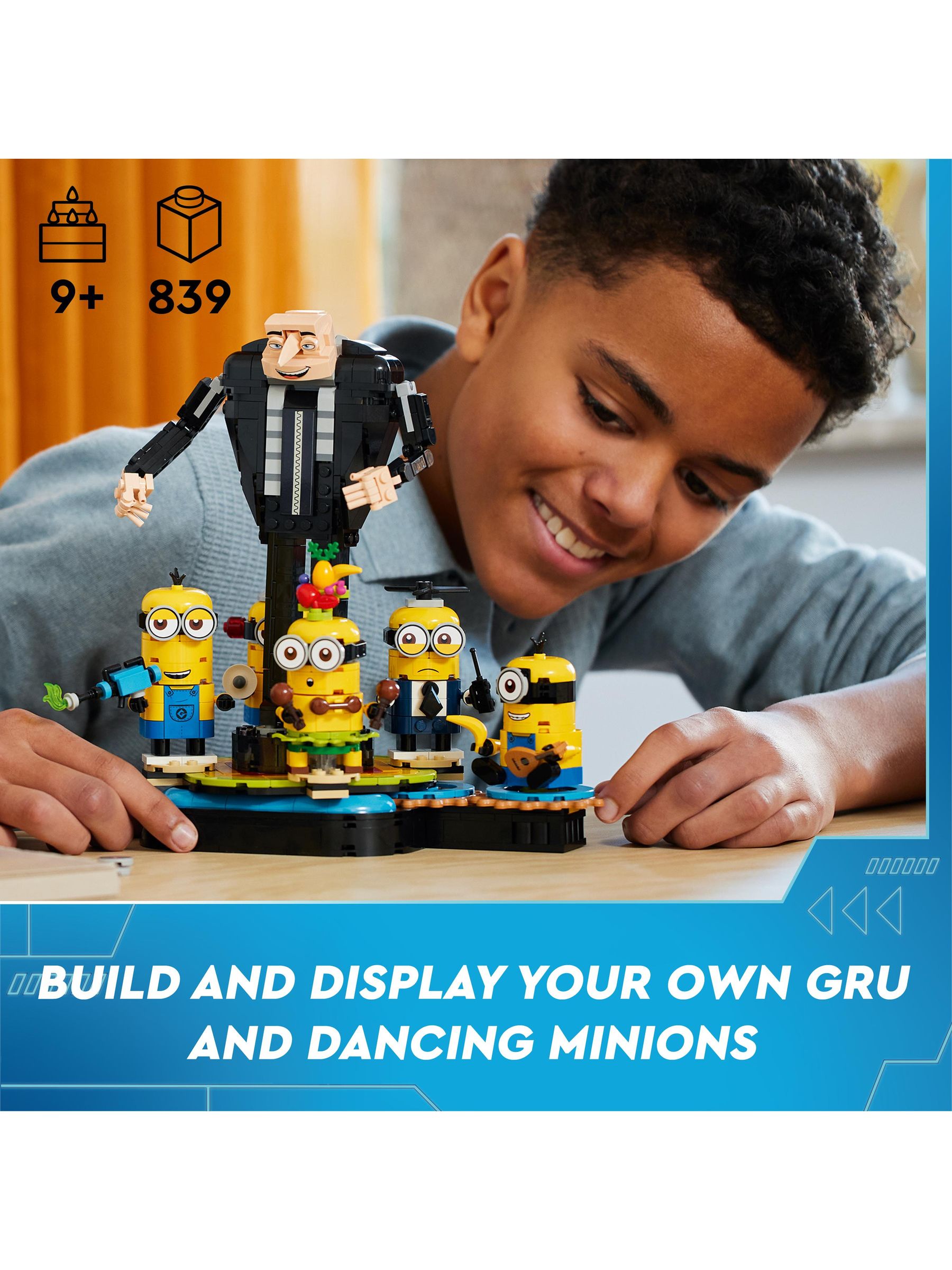Buy LEGO Despicable Me BrickBuilt Gru and Minions from the Next UK ...