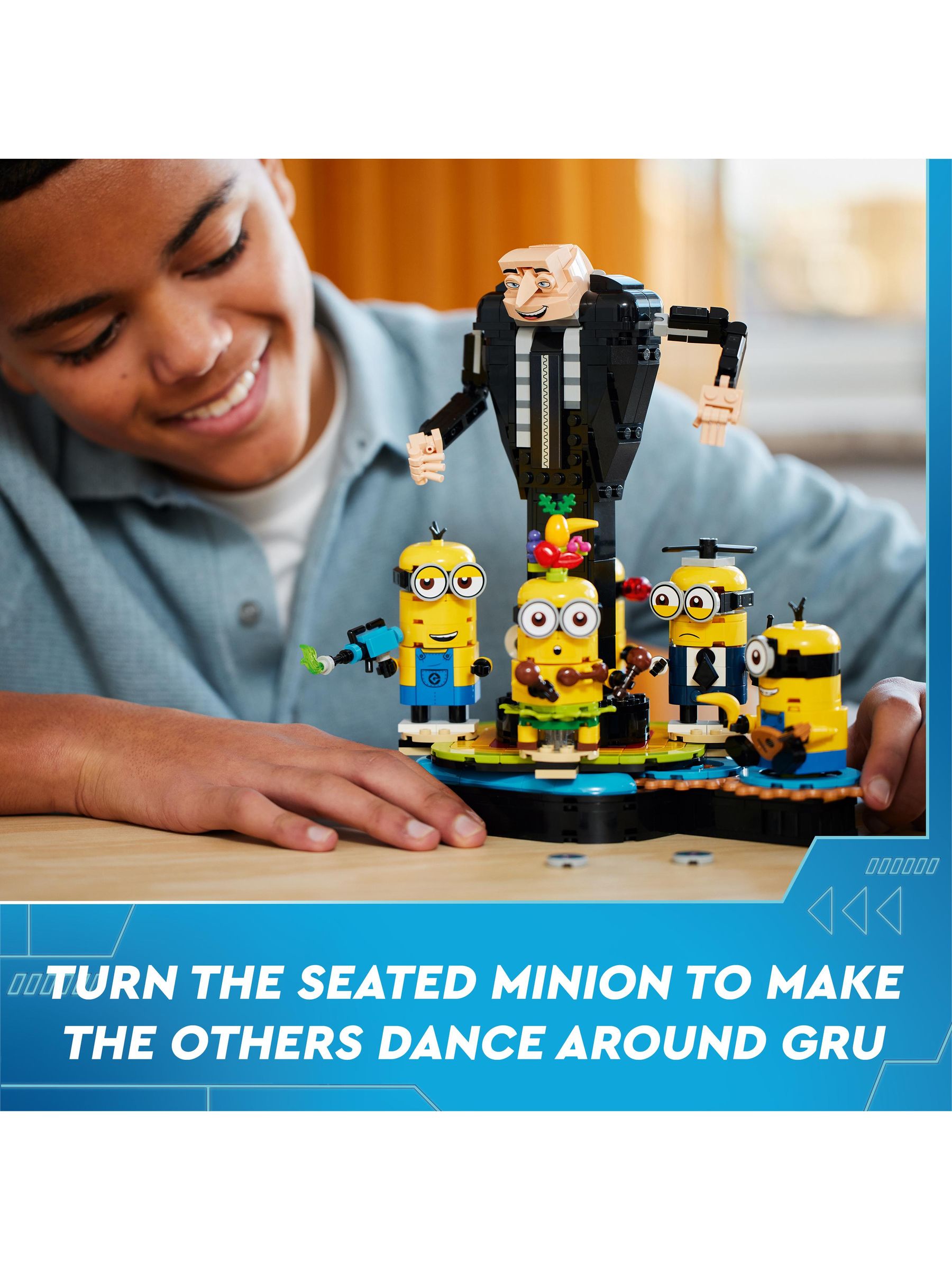 Buy LEGO Despicable Me BrickBuilt Gru and Minions from the Next UK ...