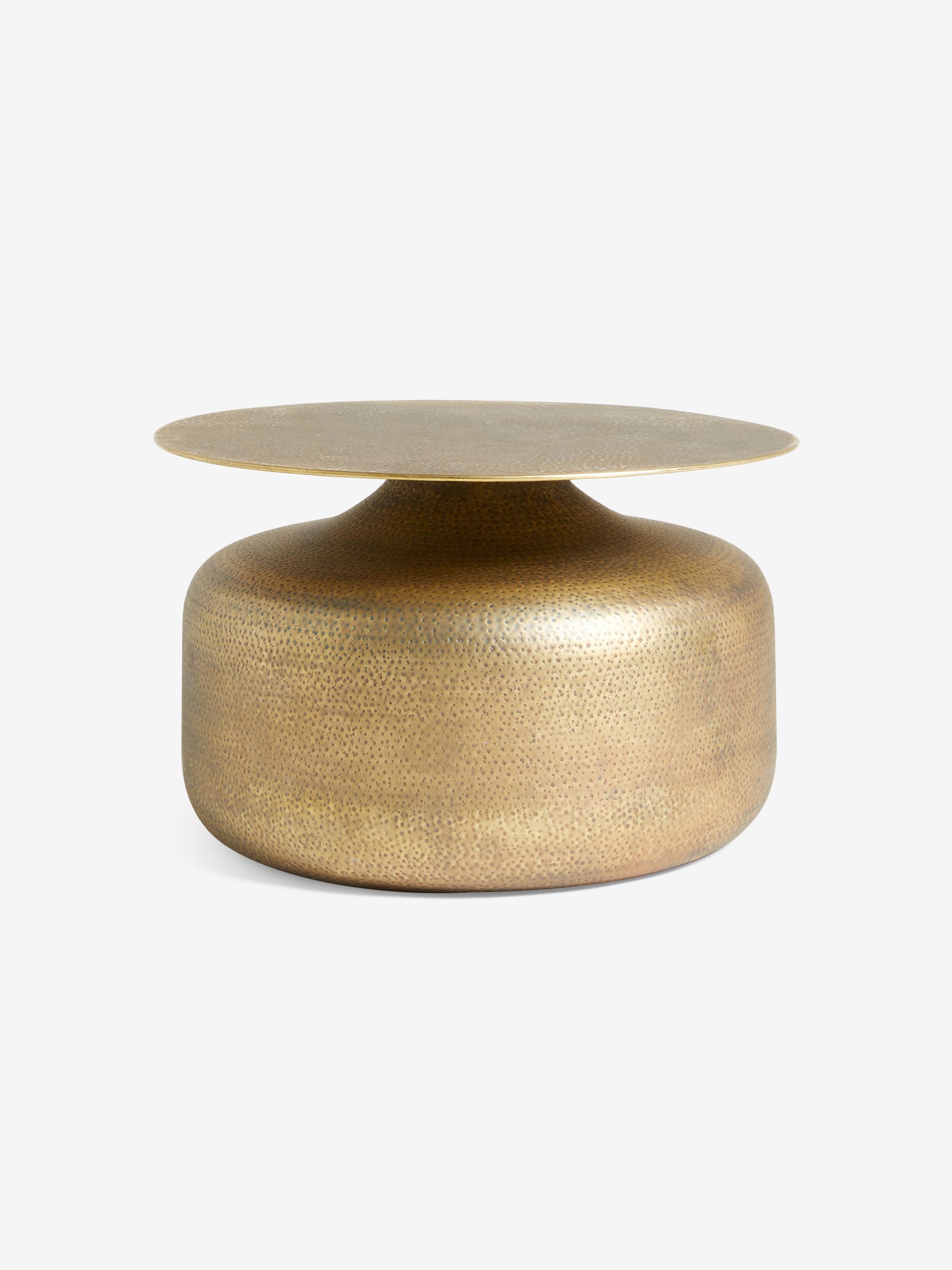 Buy MADE.COM Hammered Brass Zuri Metal Coffee Table from the Next UK online shop