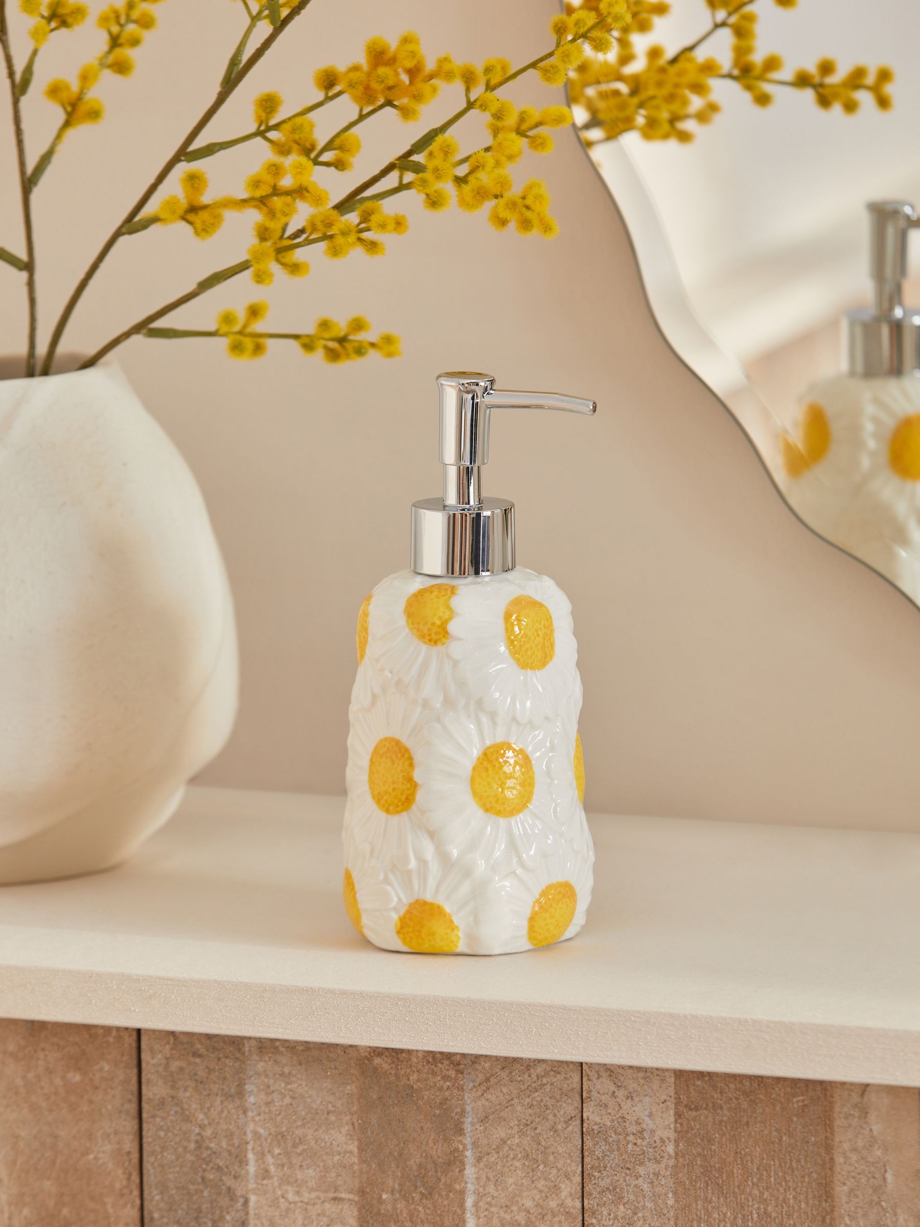 Buy White Daisy Soap Dispenser from the Next UK online shop