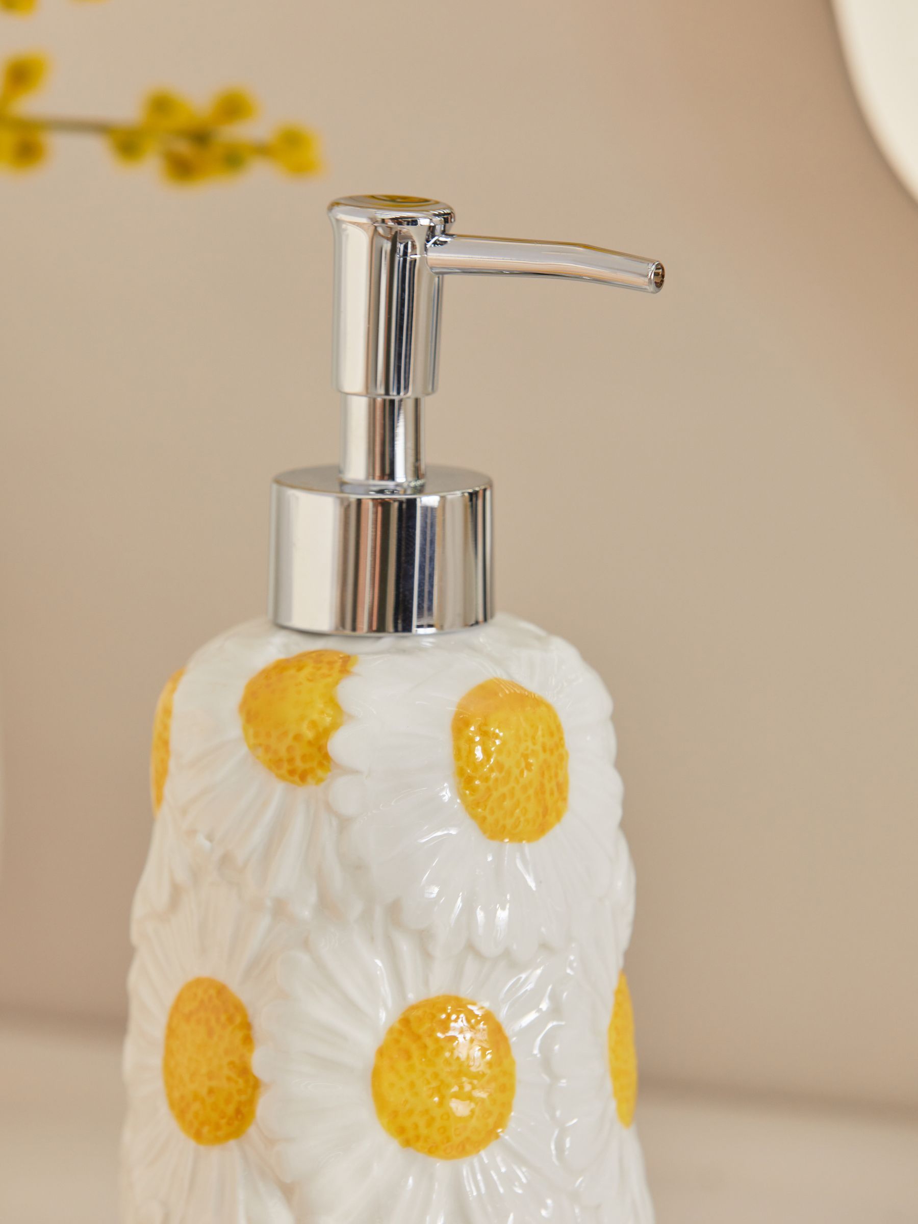 Buy White Daisy Soap Dispenser from the Next UK online shop