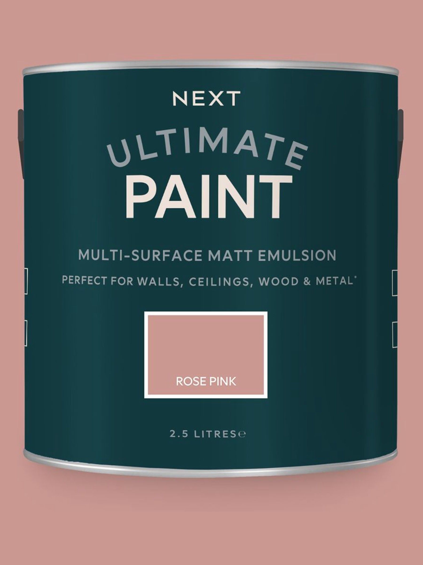 Buy Rose Pink Ultimate Multi-Surface 2.5L Paint from the Next UK online ...