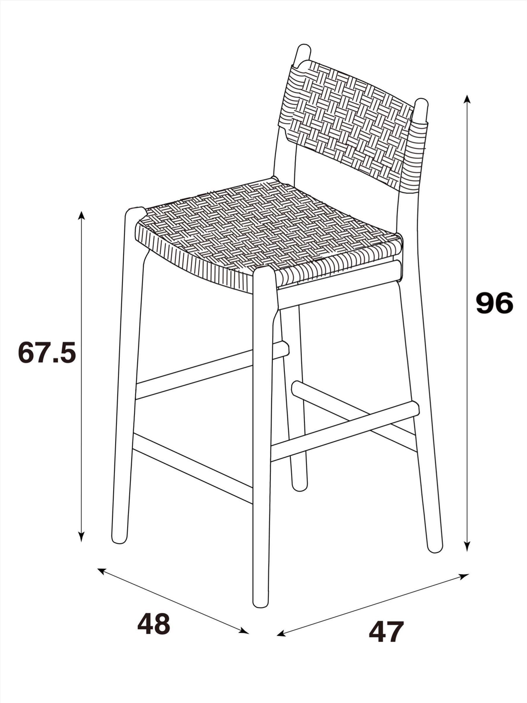 Buy Dark Natural Otto Bar Stool from the Next UK online shop