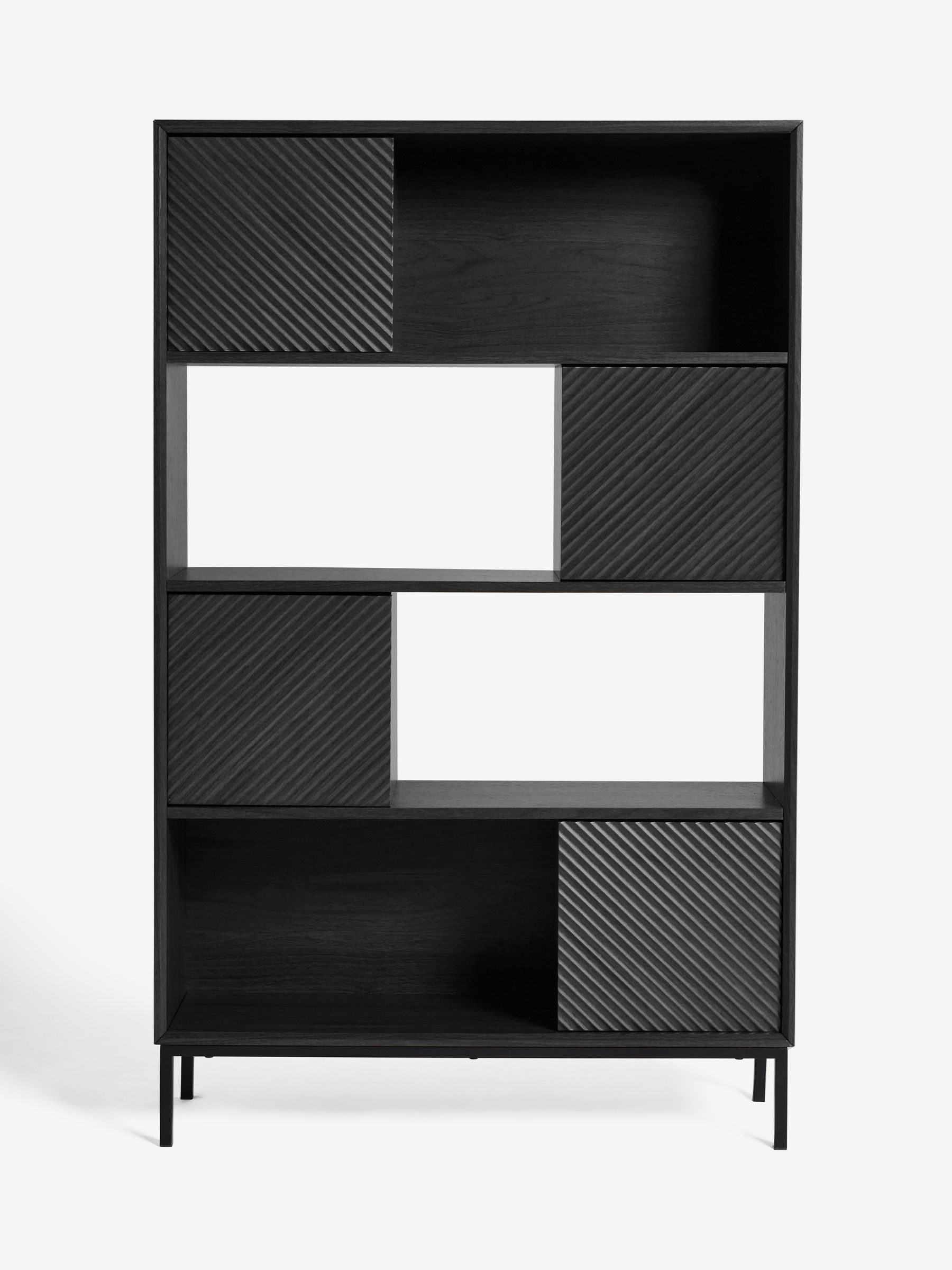 Buy Black Marlow Oak Effect Bookcase from the Next UK online shop