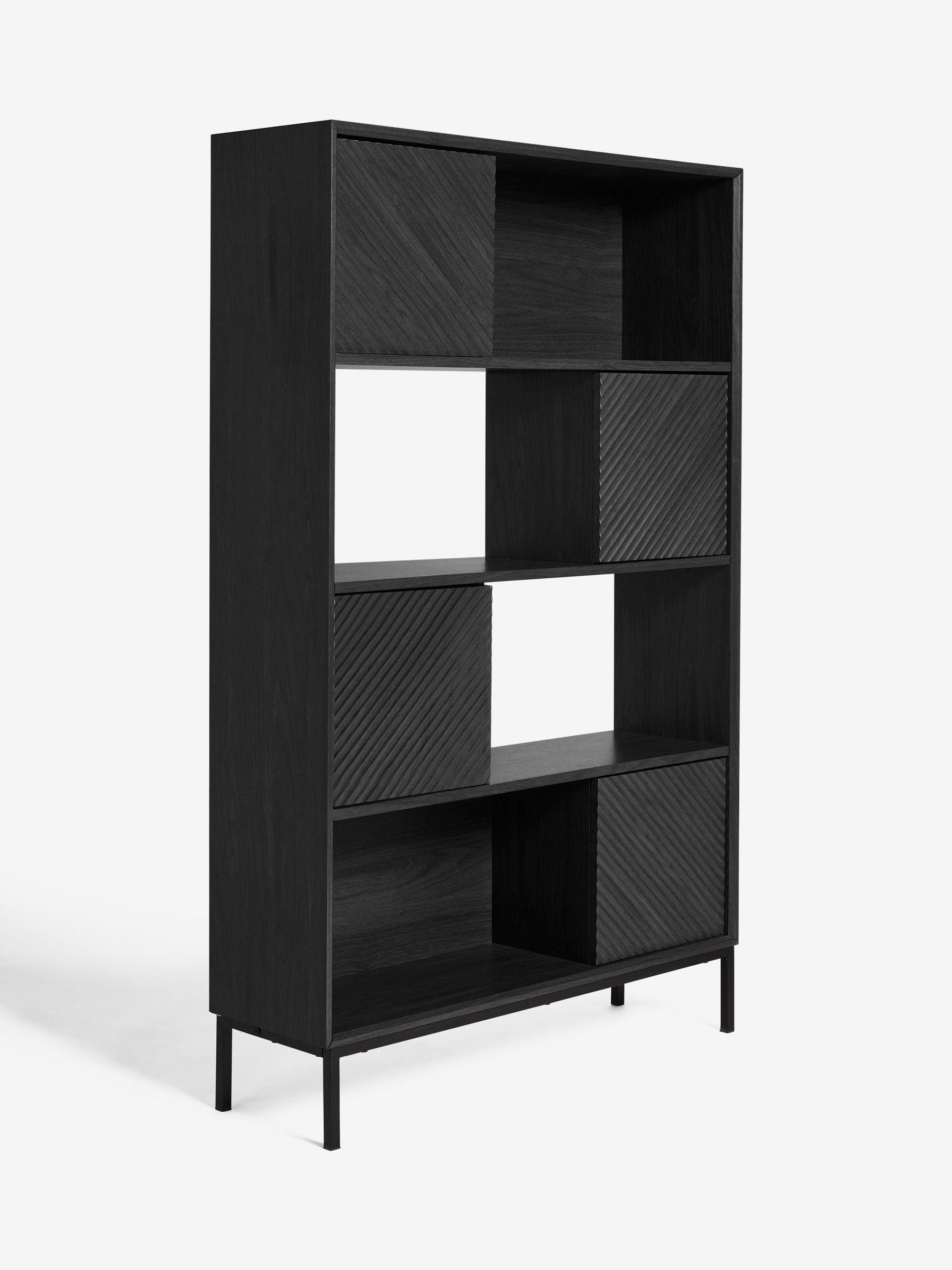 Buy Black Marlow Oak Effect Bookcase from the Next UK online shop