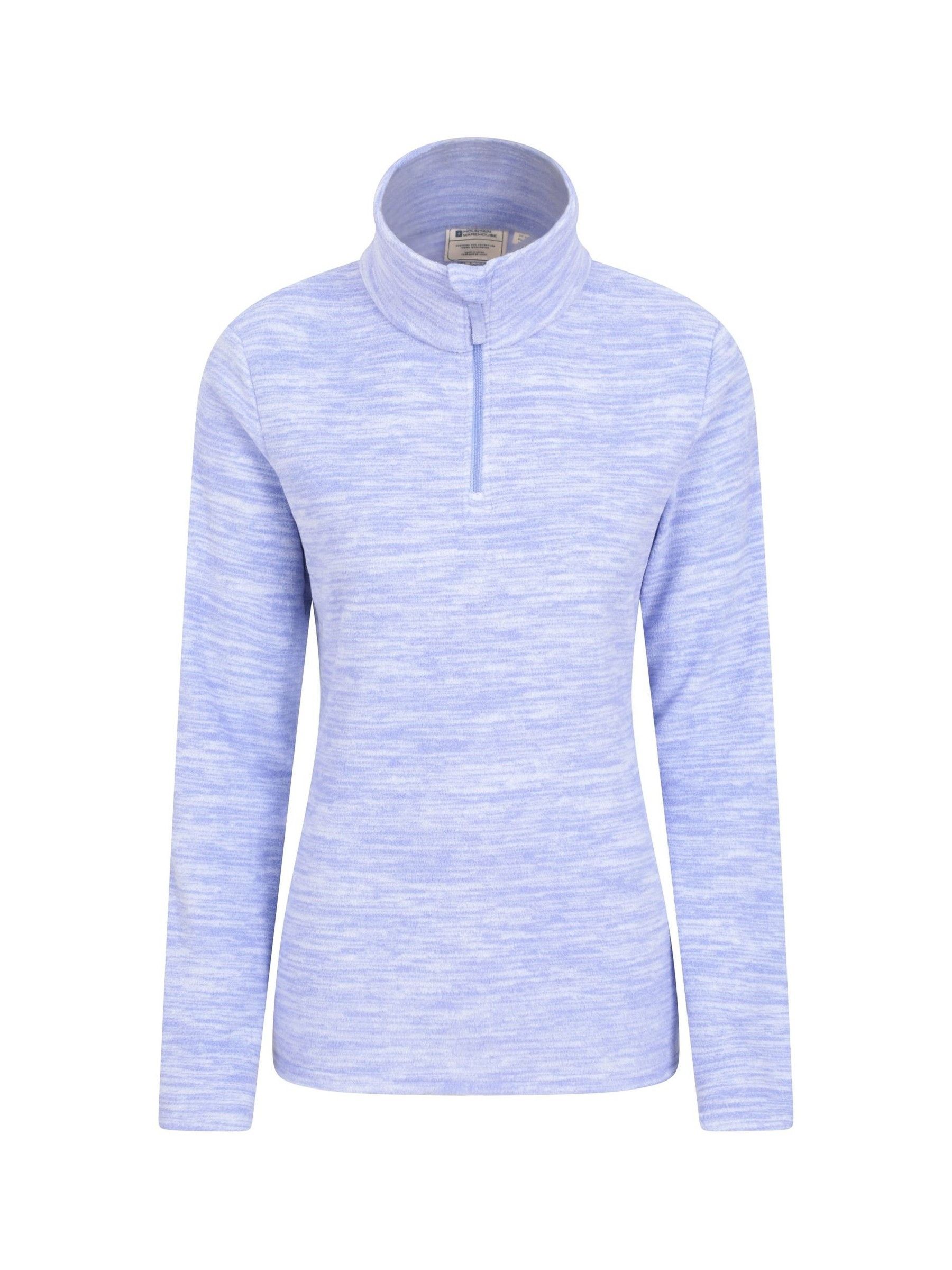 Buy Mountain Warehouse Light Purple Snowdon Melange Fleece from the ...