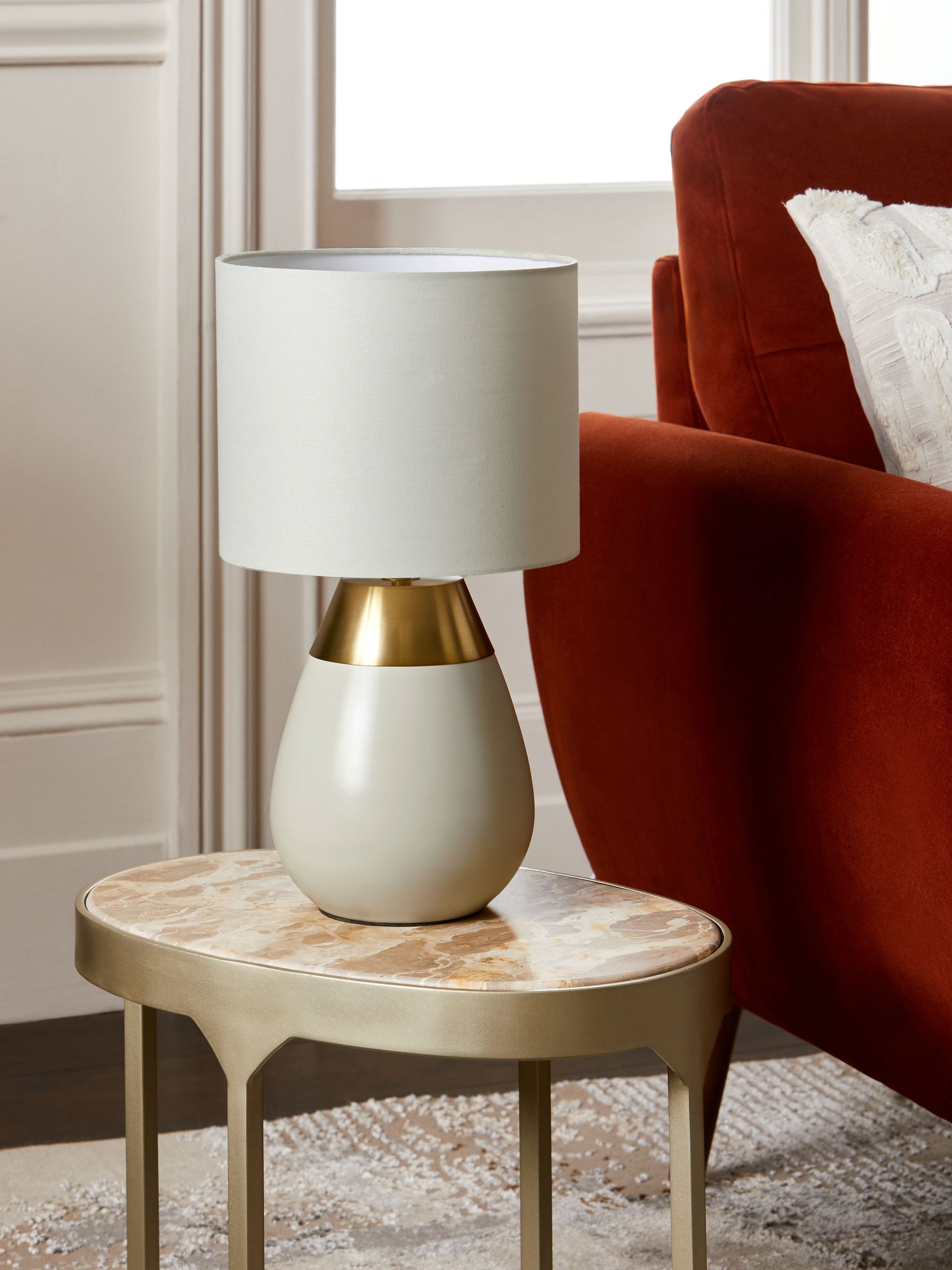 Buy Champagne Gold Kit Touch Table Lamp from the Next UK online shop