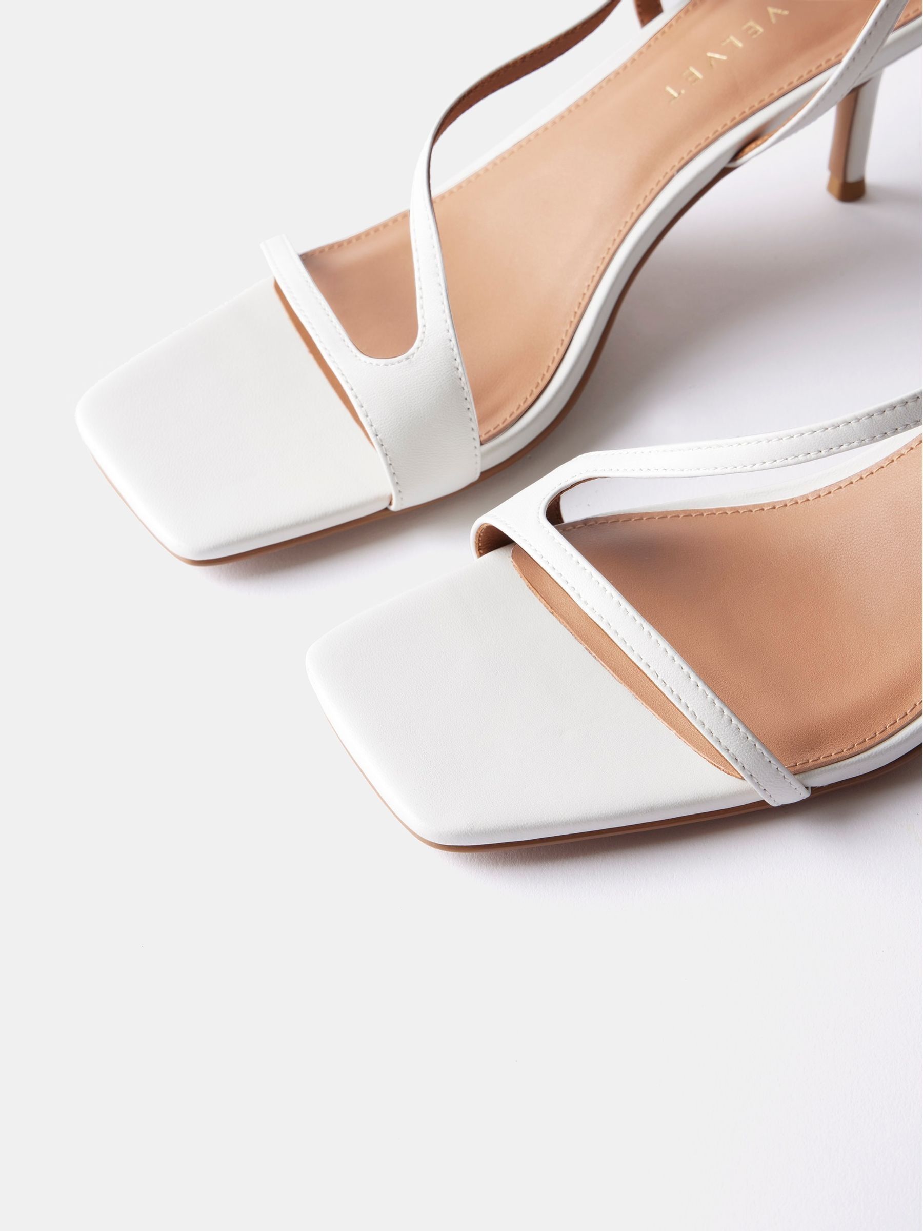 Buy Mint Velvet White Minimalist Kitten Heels from the Next UK online shop
