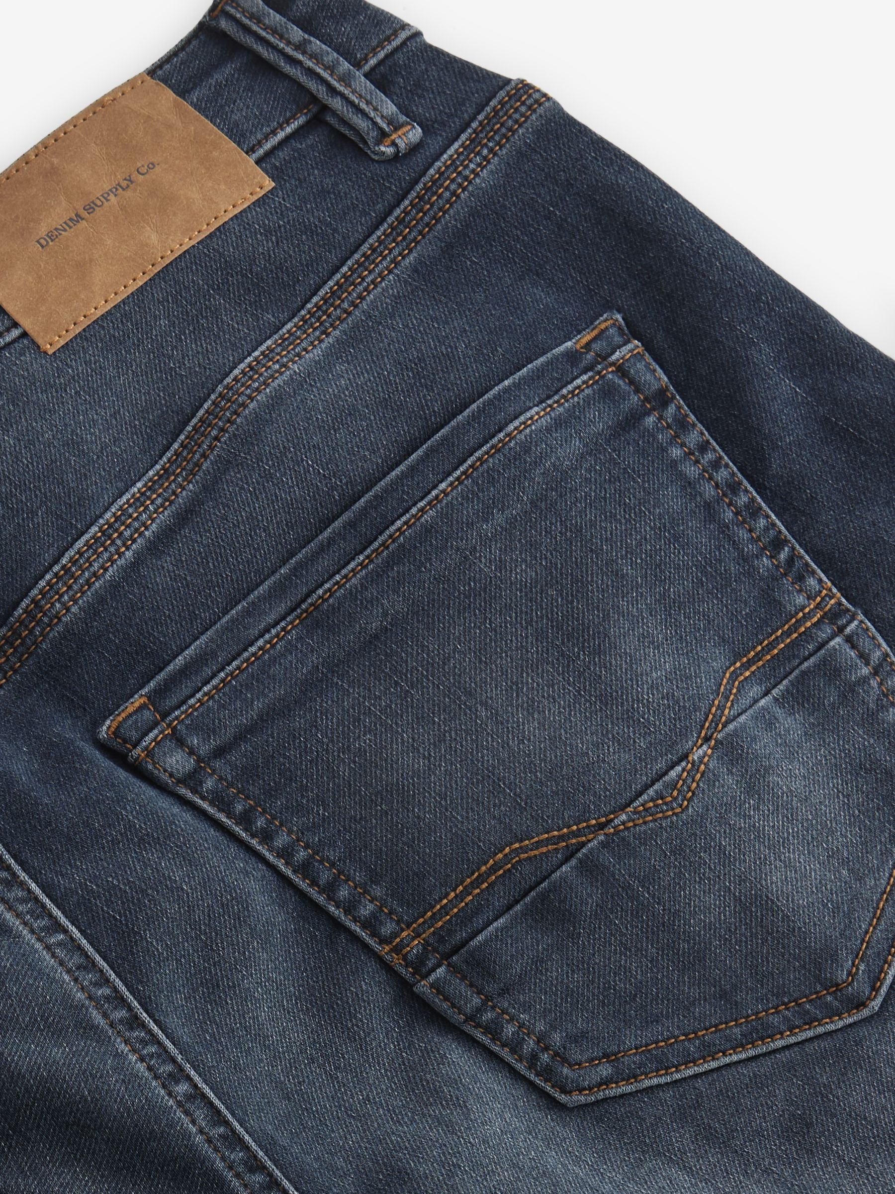 Buy Blue Grey Vintage Slim Fit Comfort Stretch Jeans from the Next UK ...