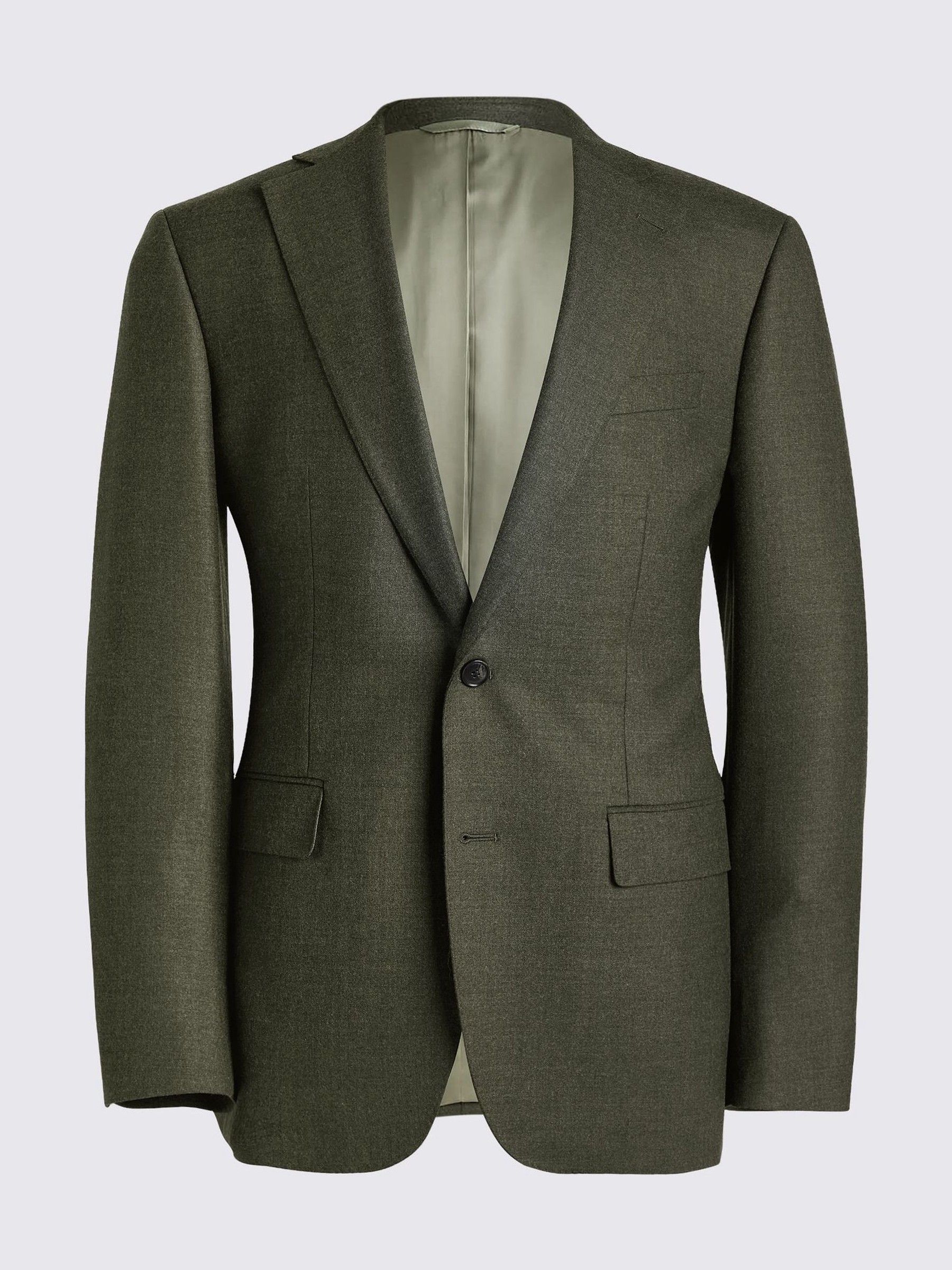 Buy MOSS Army Green Tailored Fit Performance Suit Jacket from the Next ...
