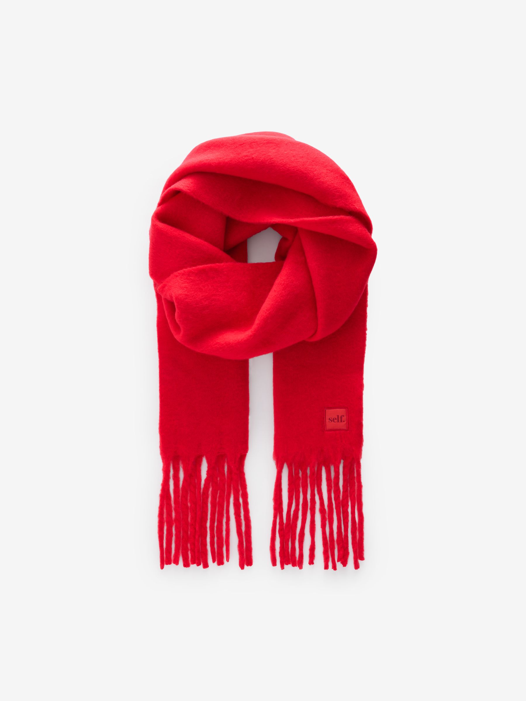 Buy Self. Red Heavyweight Blanket Scarf from the Next UK online shop