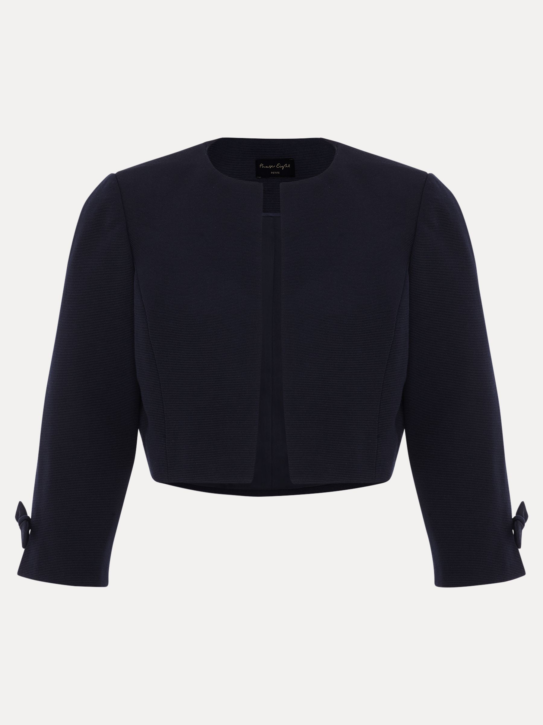 Buy Phase Eight Blue Zoelle Bow Jacket from the Next UK online shop