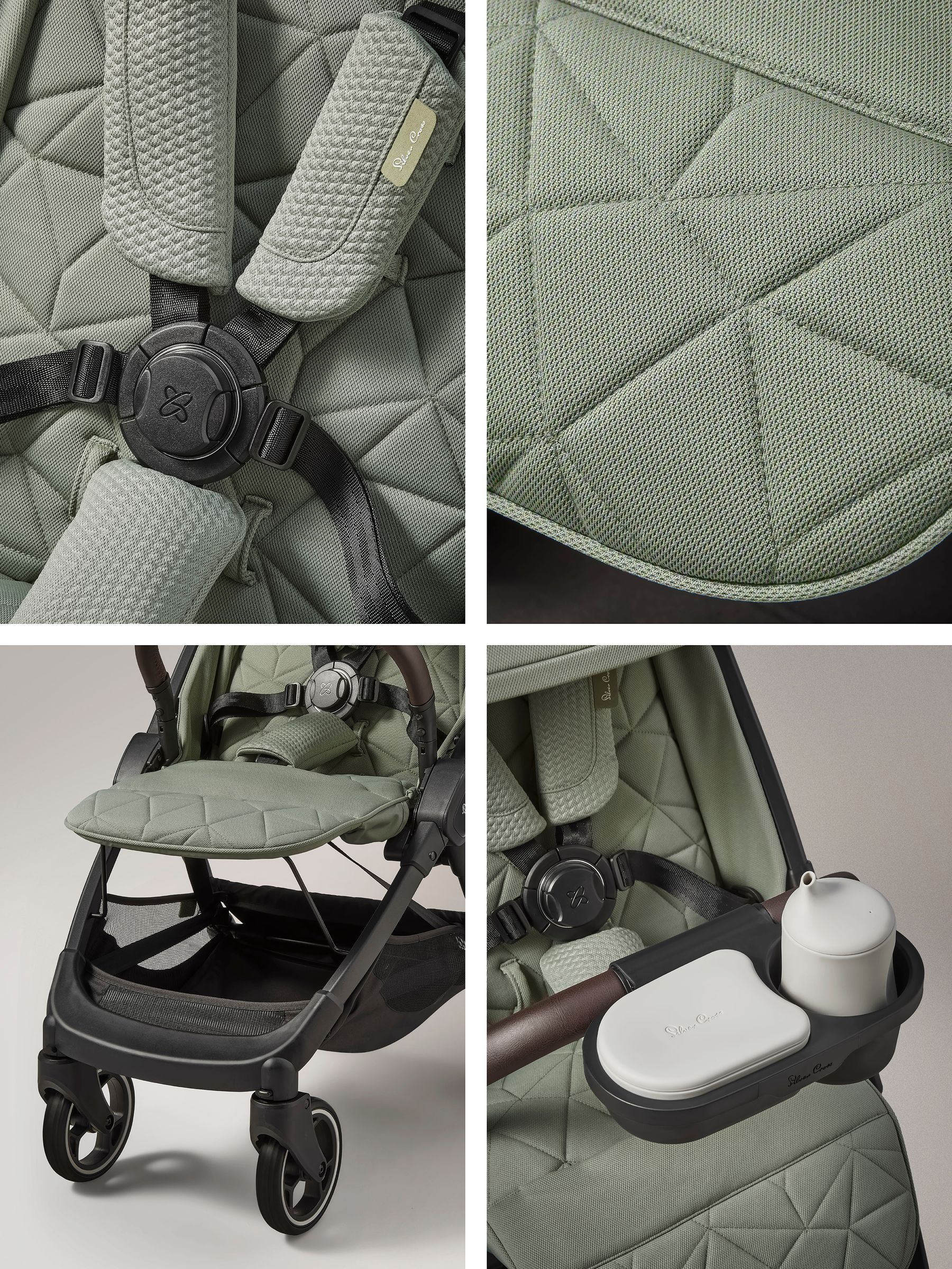 Buy Silver Cross Green Clic Compact Pushchair from the Next UK online shop