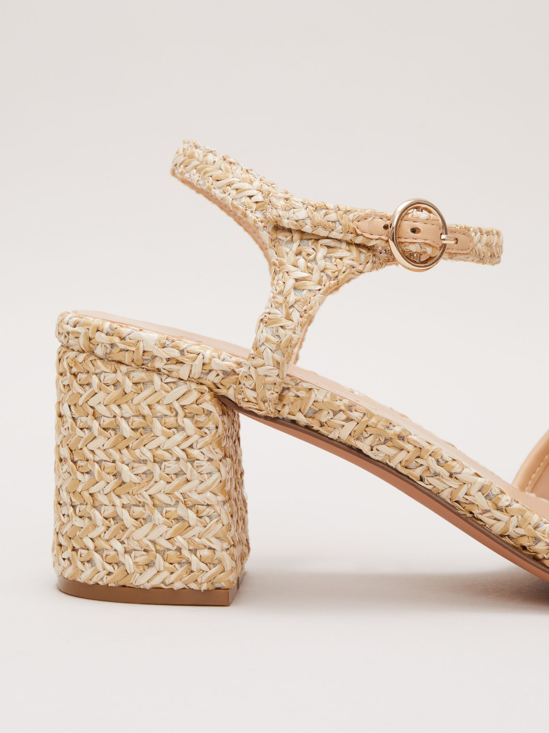 Buy Phase Eight Natural Raffia Block Heels from the Next UK online shop