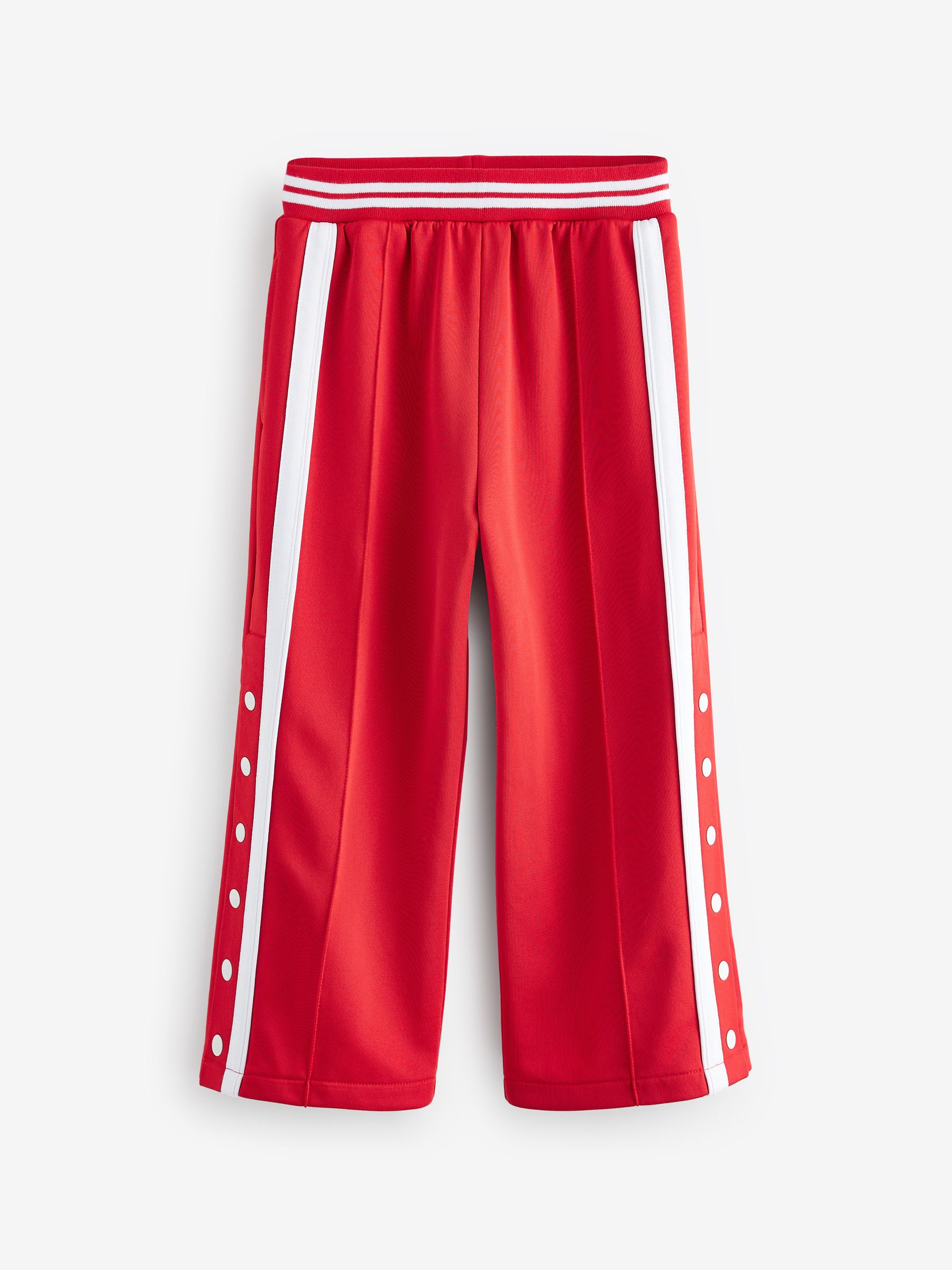 Buy Red Wide Leg Popper Joggers (3-16yrs) from the Next UK online shop