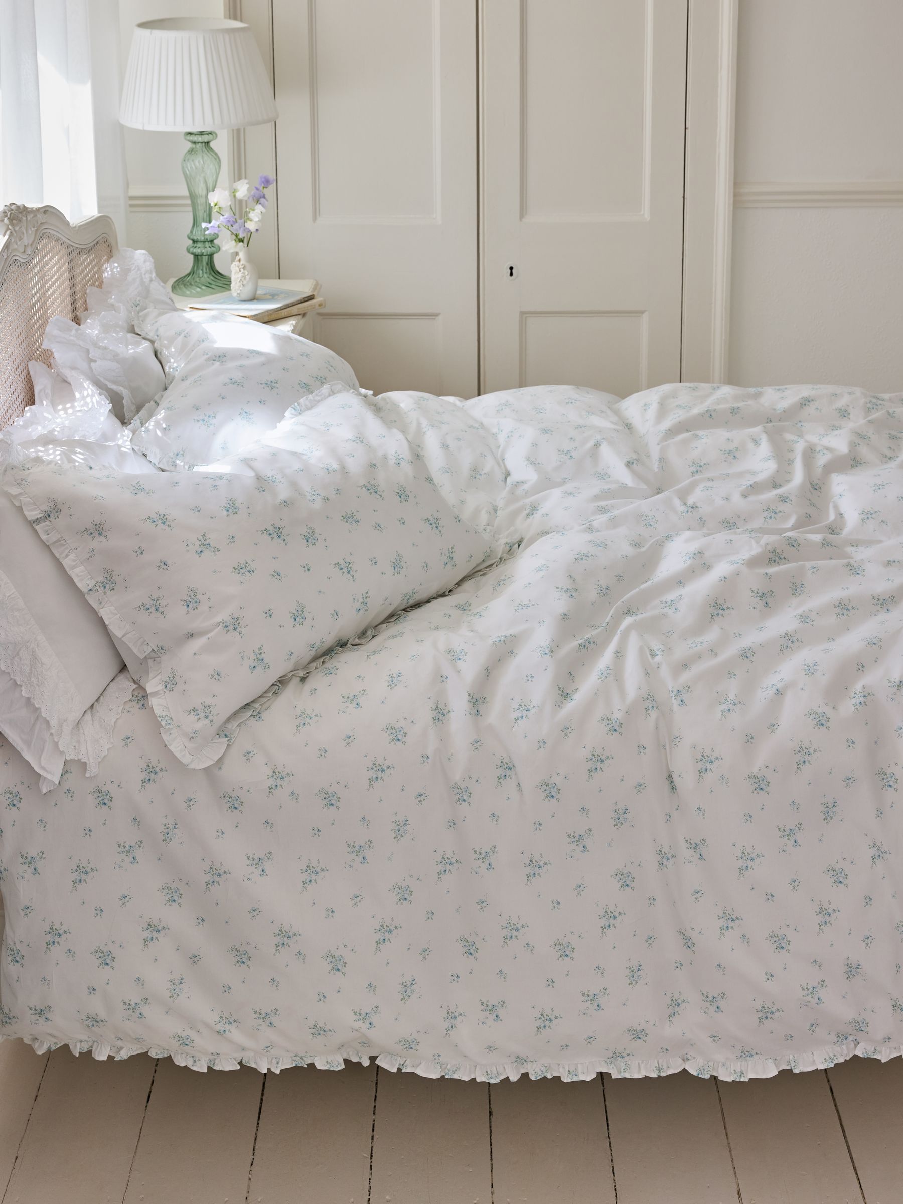 Buy Shabby Chic by Rachel Ashwell® Rosabelle Blue Petite Ruffle Duvet ...