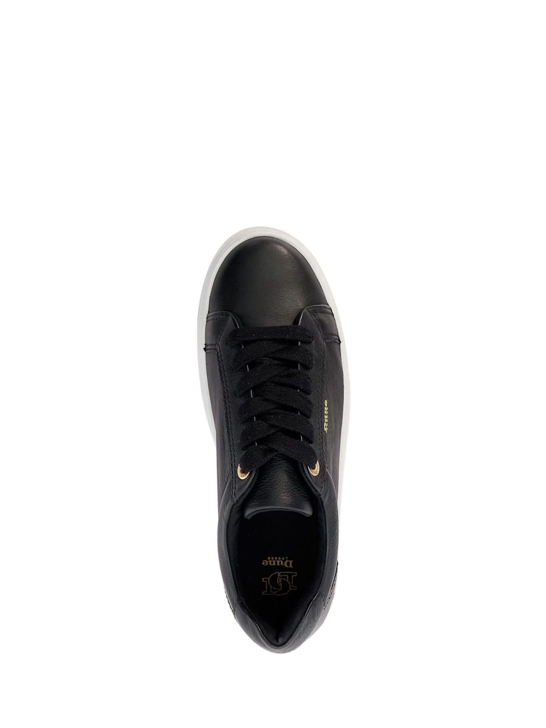 Buy Dune London Black Eastern Branded Chunky Cup Sole Trainers from the ...