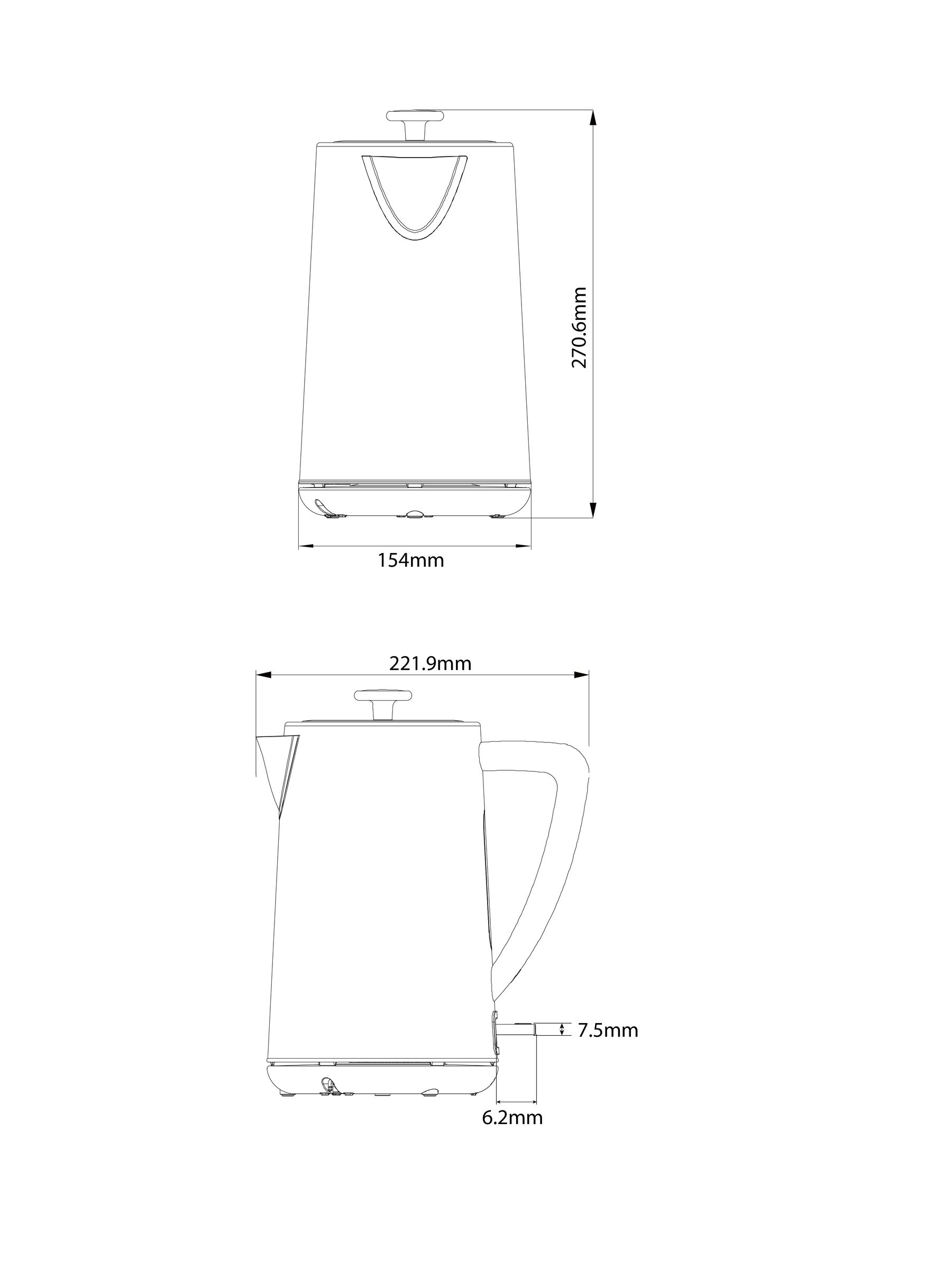 Buy Blue Bronx Wood Effect Kettle from the Next UK online shop