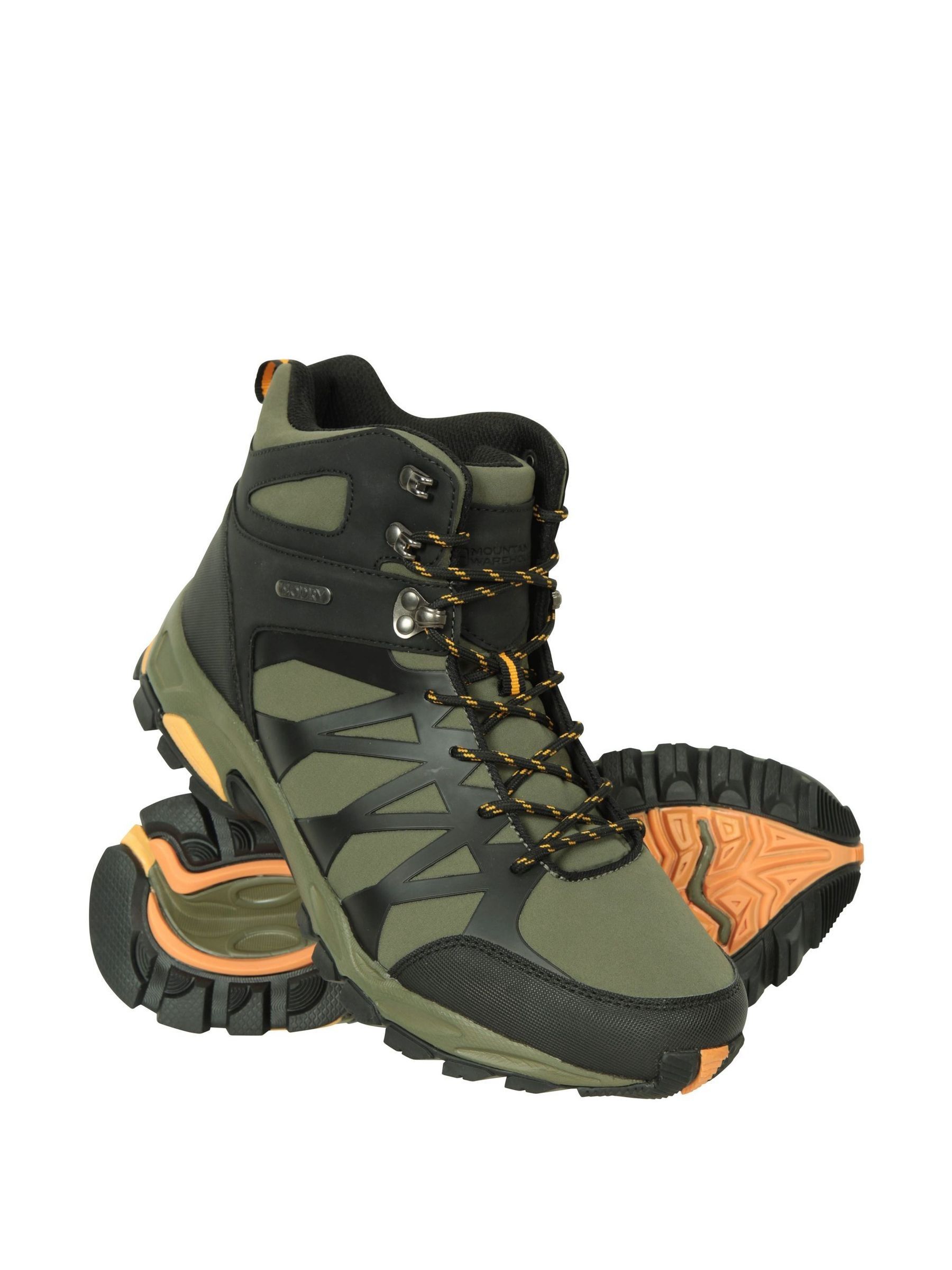 Buy Mountain Warehouse Green Mens Trekker II Waterproof Softshell ...