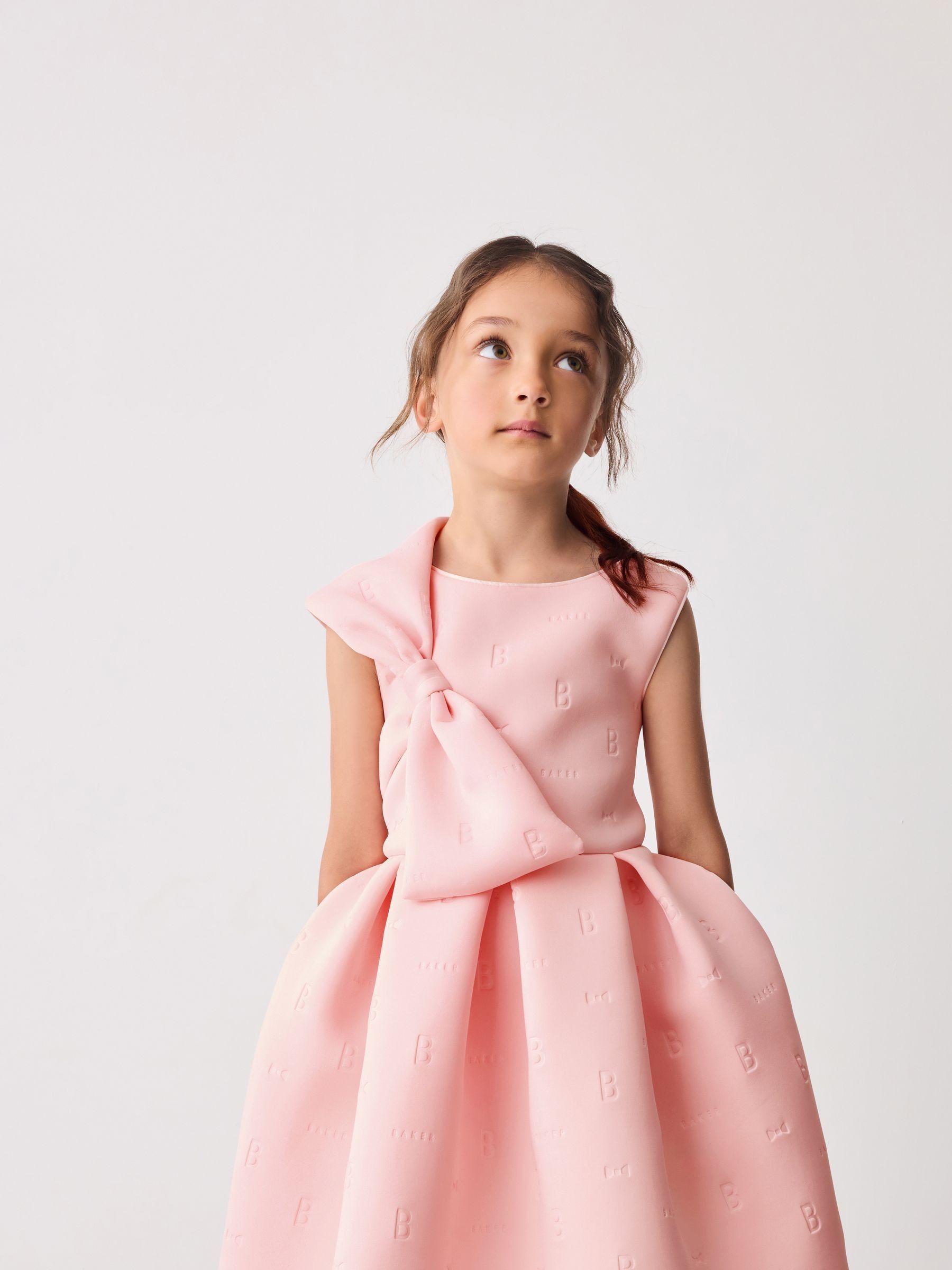 Buy Pink - Baker by Ted Baker Bow Scuba Dress from Next Germany